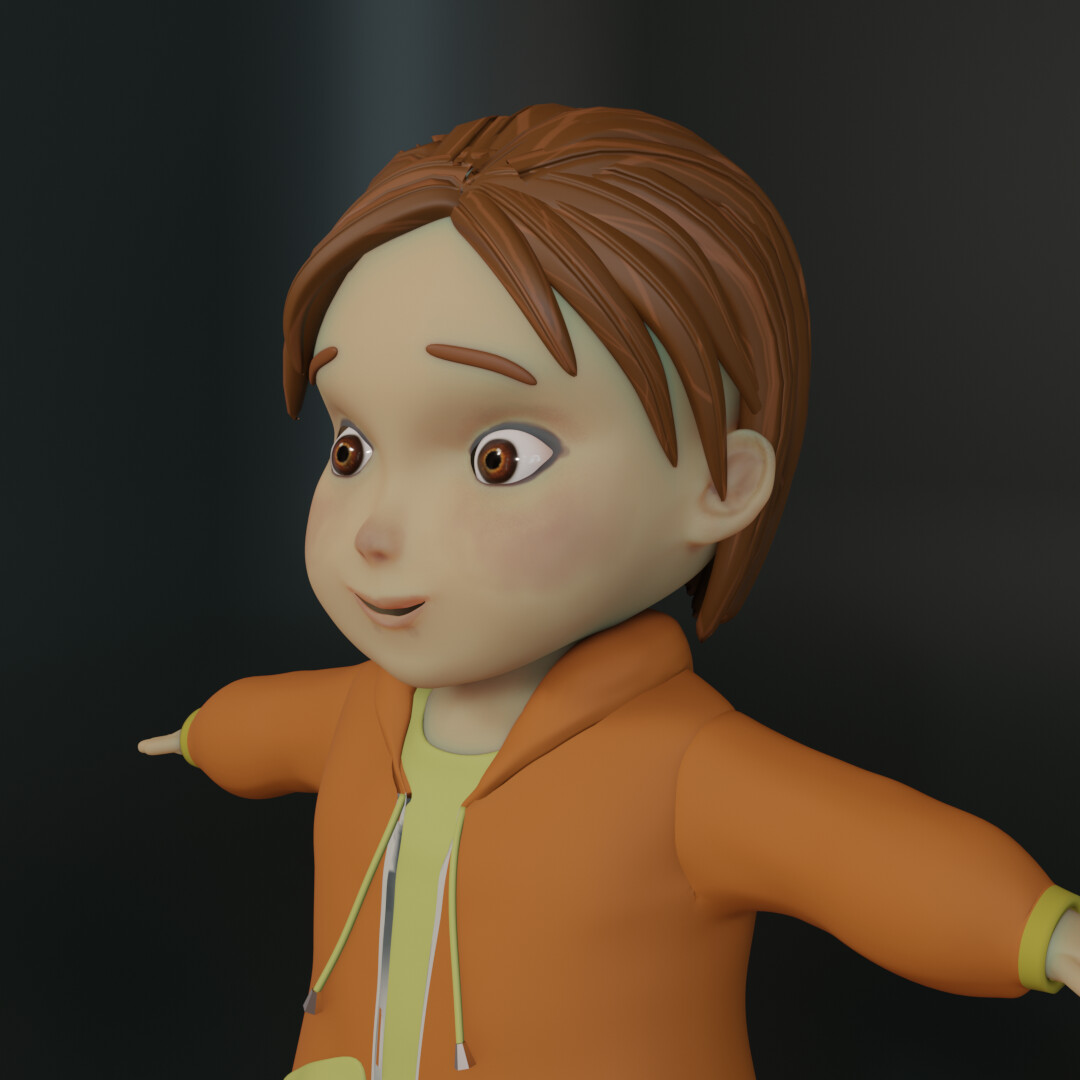 ArtStation - cute boy