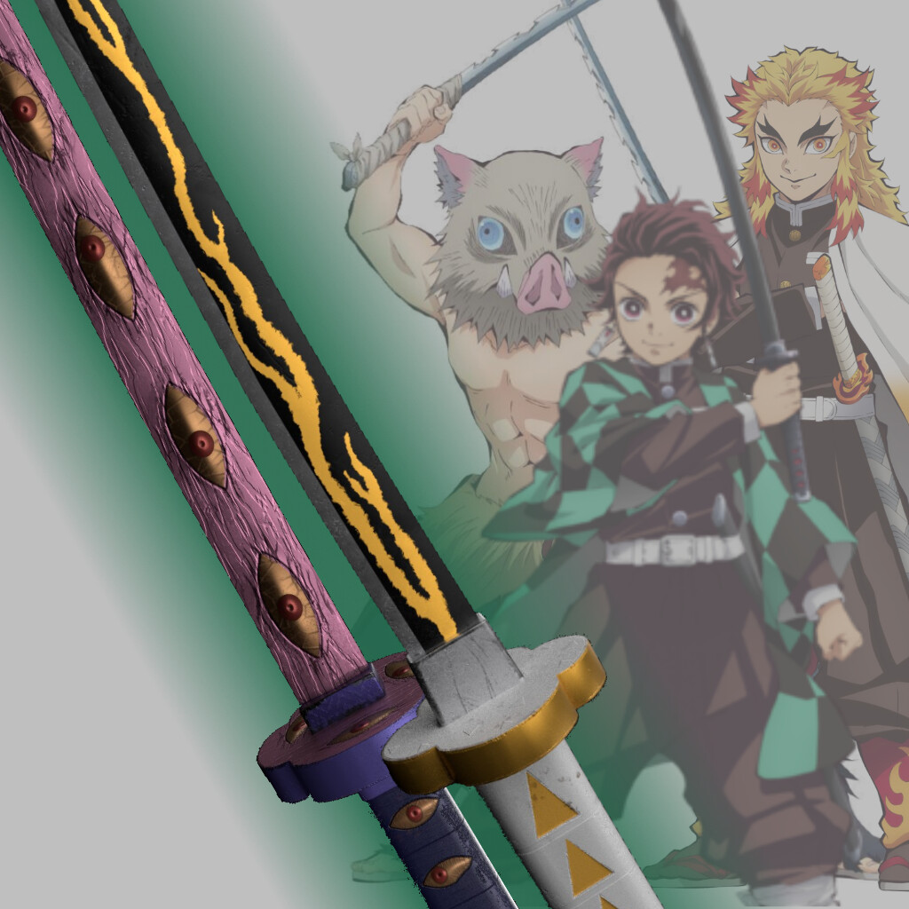 ArtStation - Demon Slayer | 3D Sword Renders