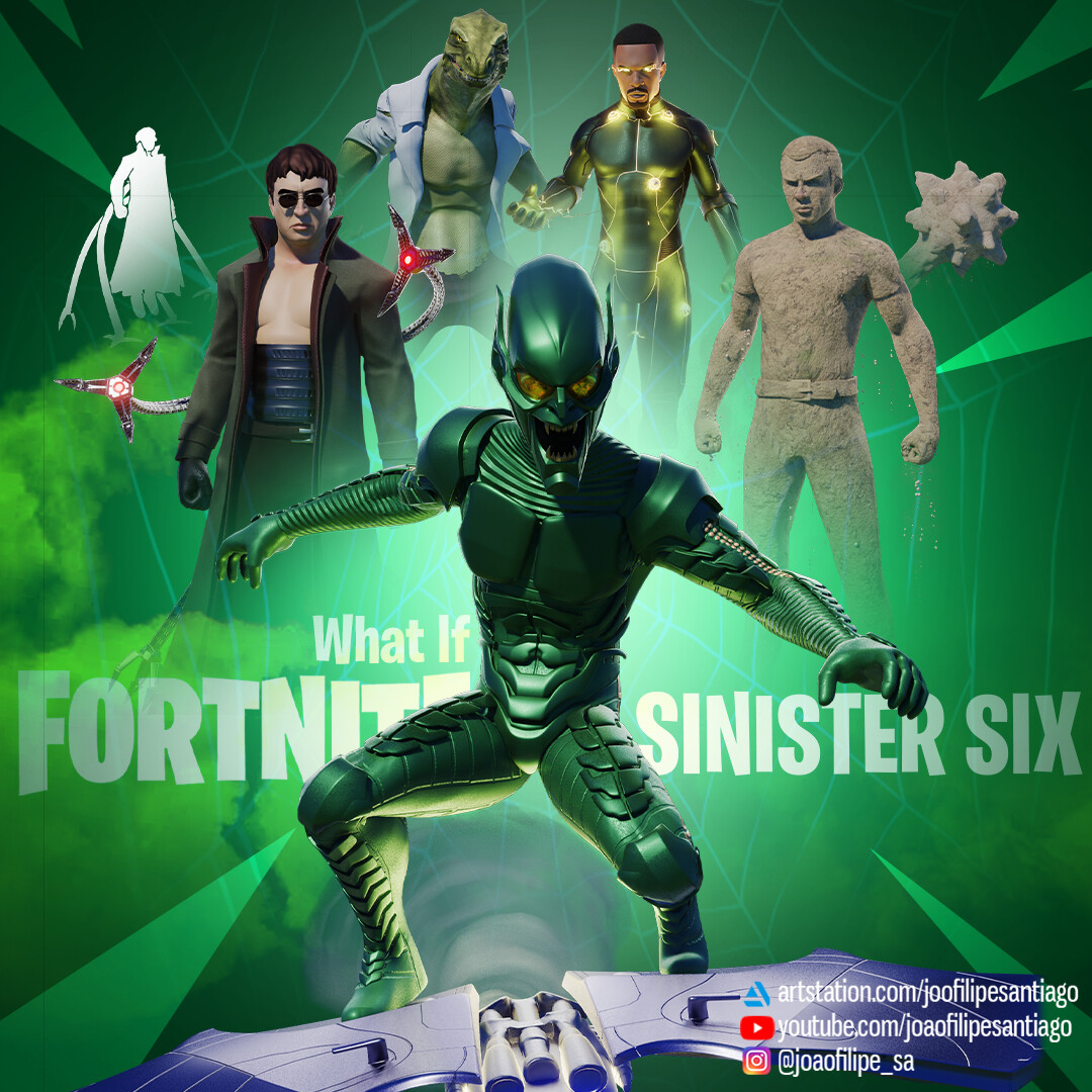 ArtStation - What If Fortnite + Sinister Six