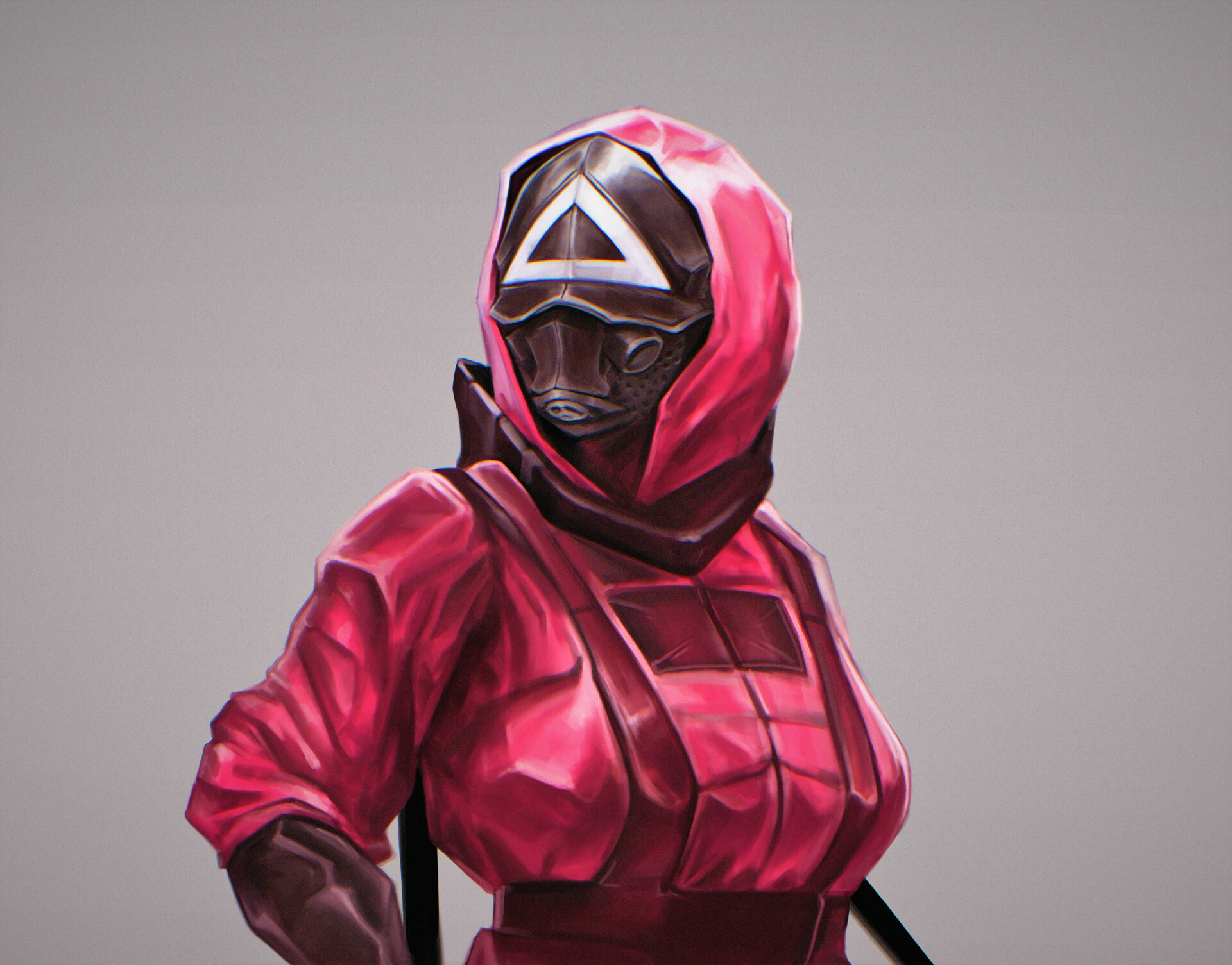 ArtStation - Squid Game | Pink Soldier