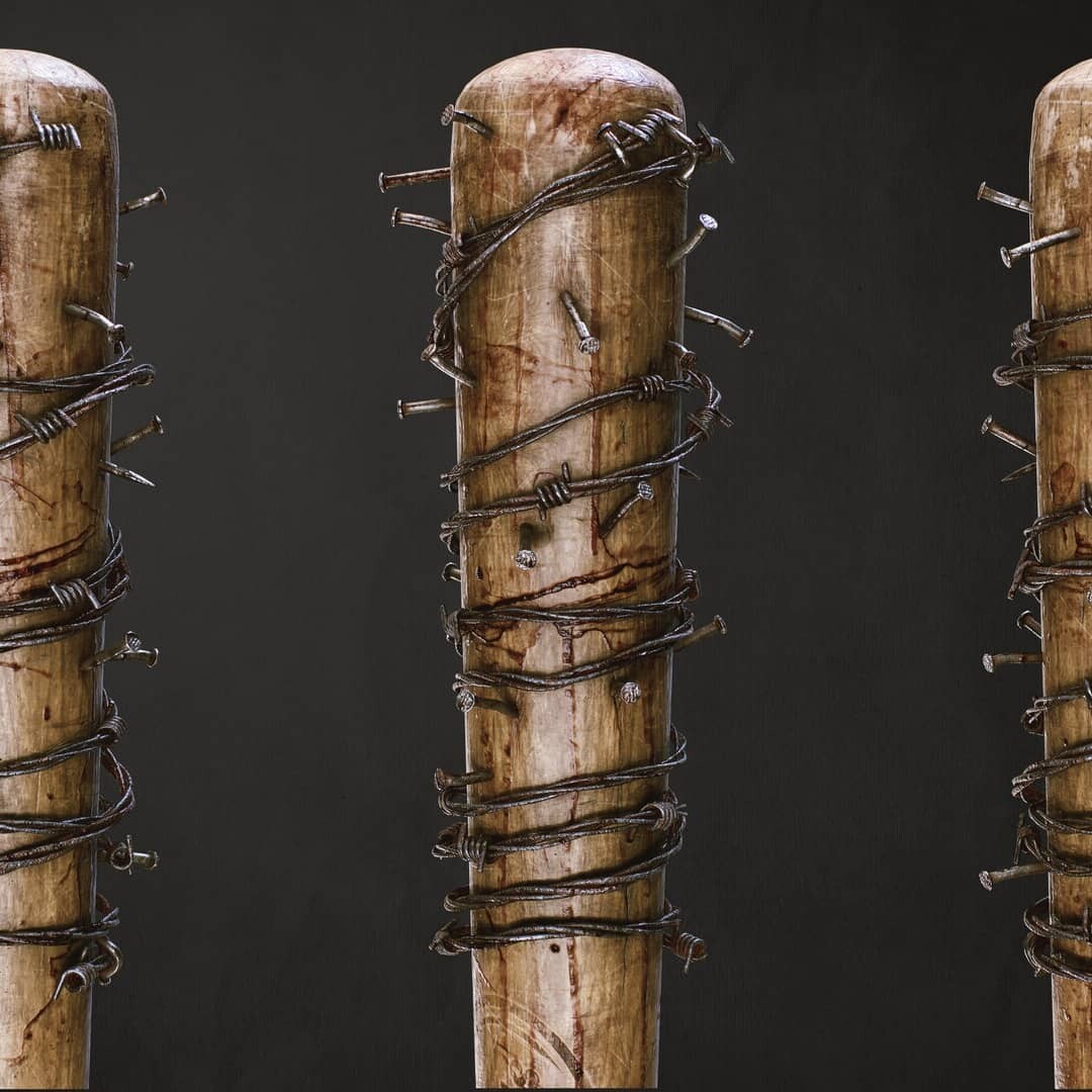 ArtStation - Post Apocalyptic Baseball bat