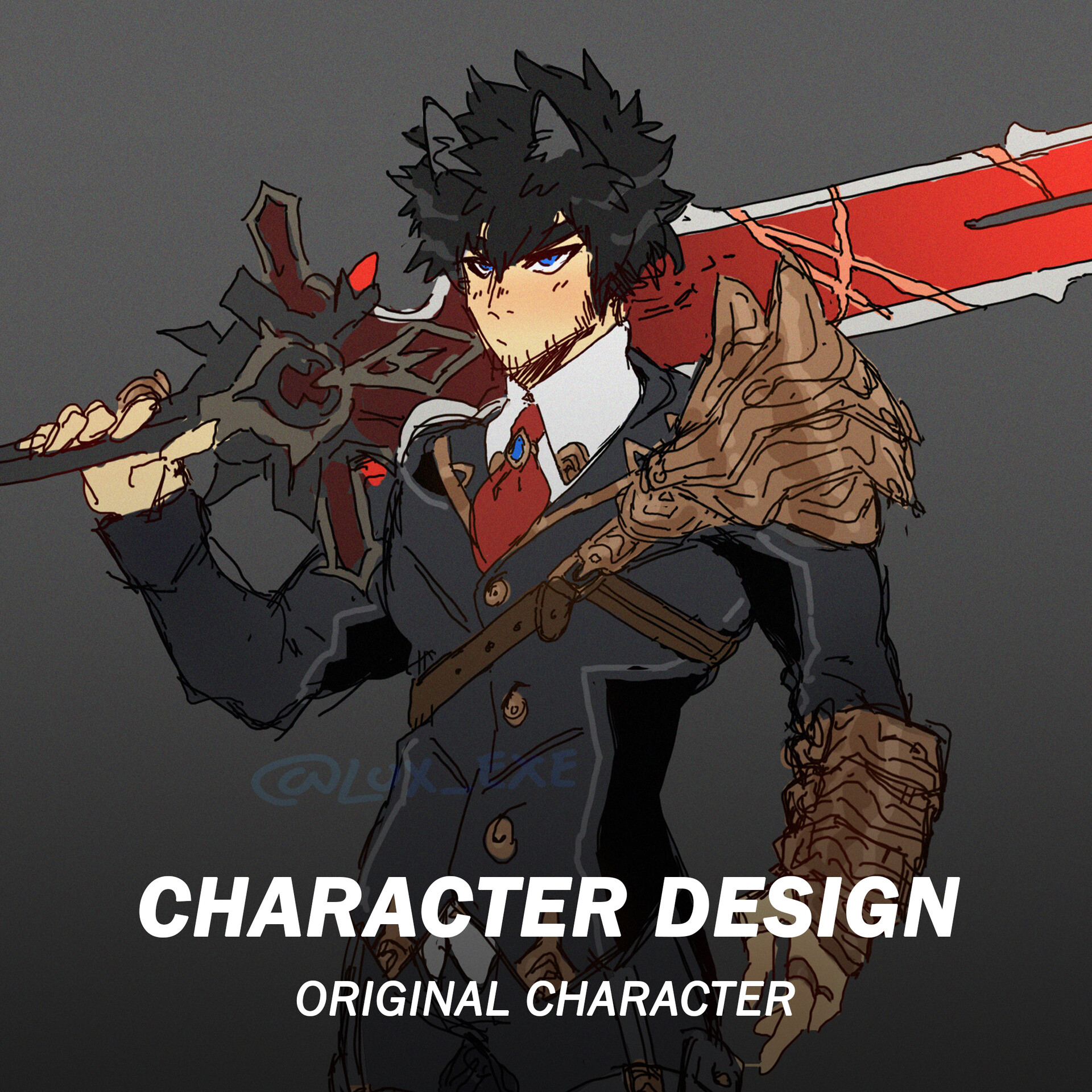 ArtStation - OC vfx refsheet : Zhào kān