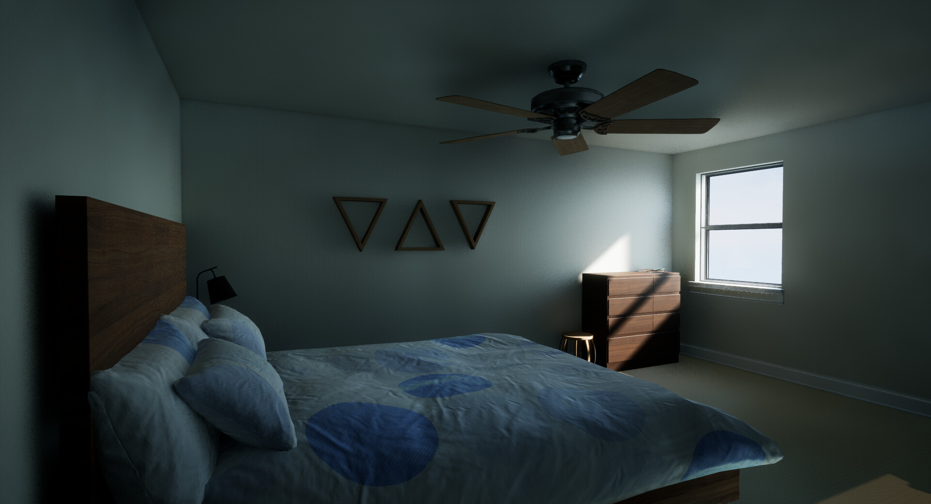 ArtStation - Simple Bedroom Layout