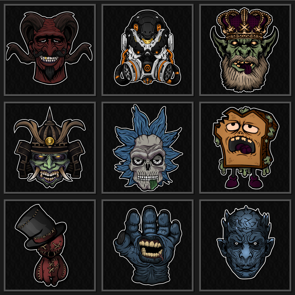 ArtStation - Sticker-Training-Showcase