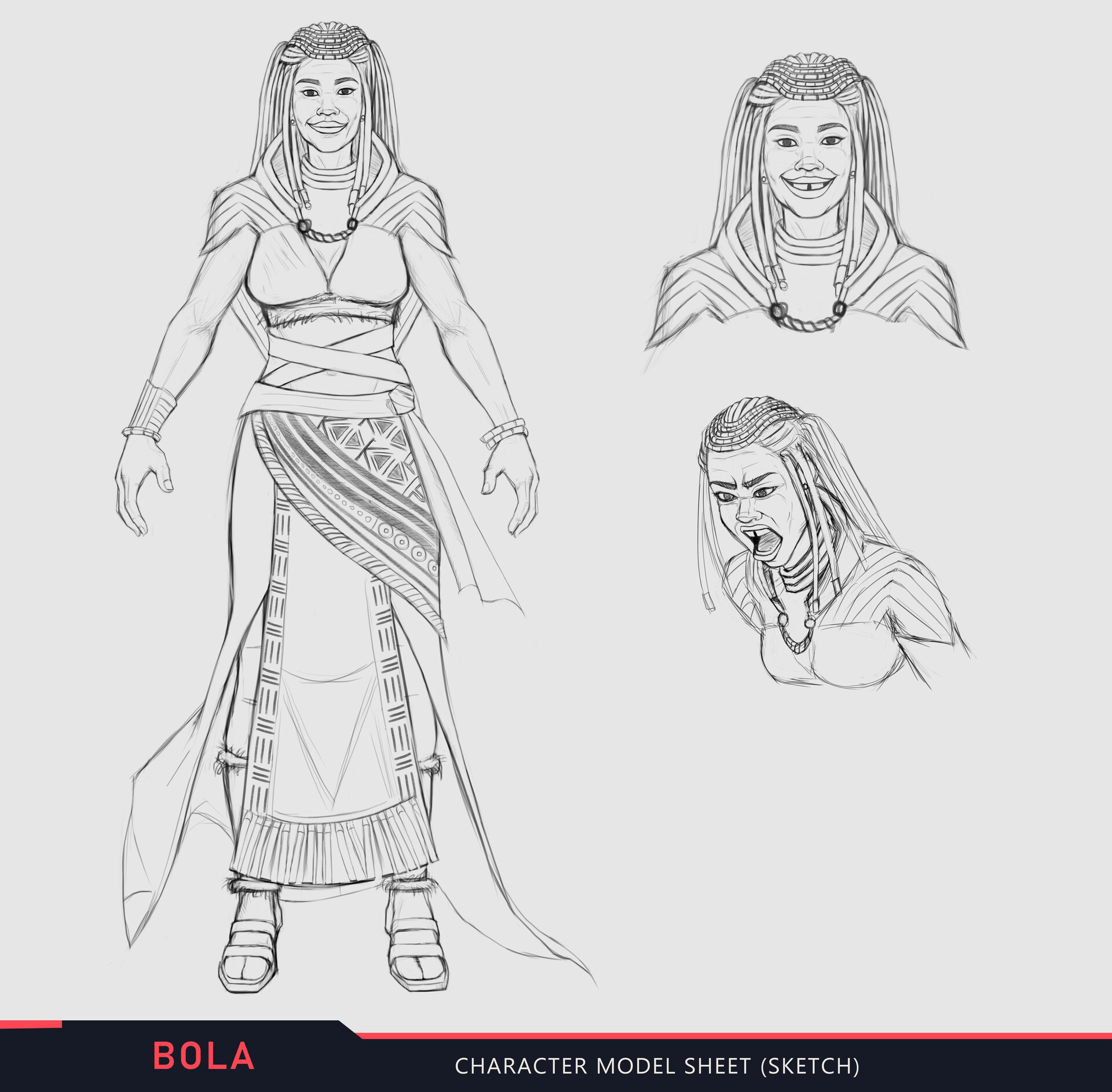 ArtStation - Bola - African Wife of a god