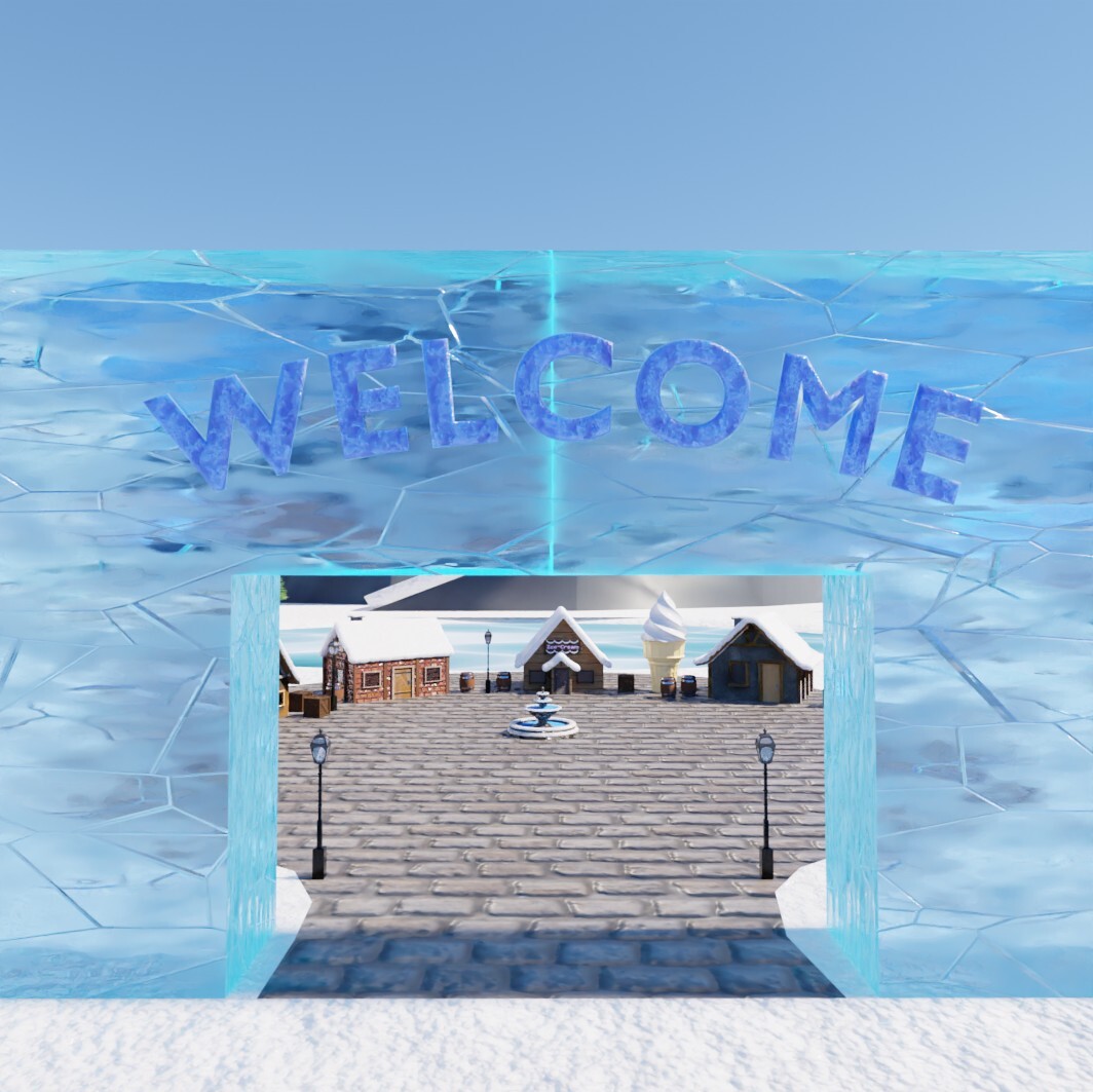 ArtStation - Snow Level Scene