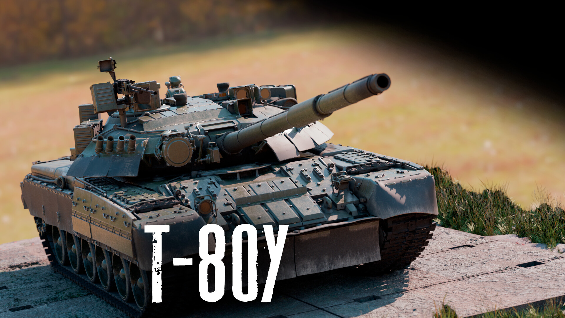 ArtStation - T-80U Soviet Tank