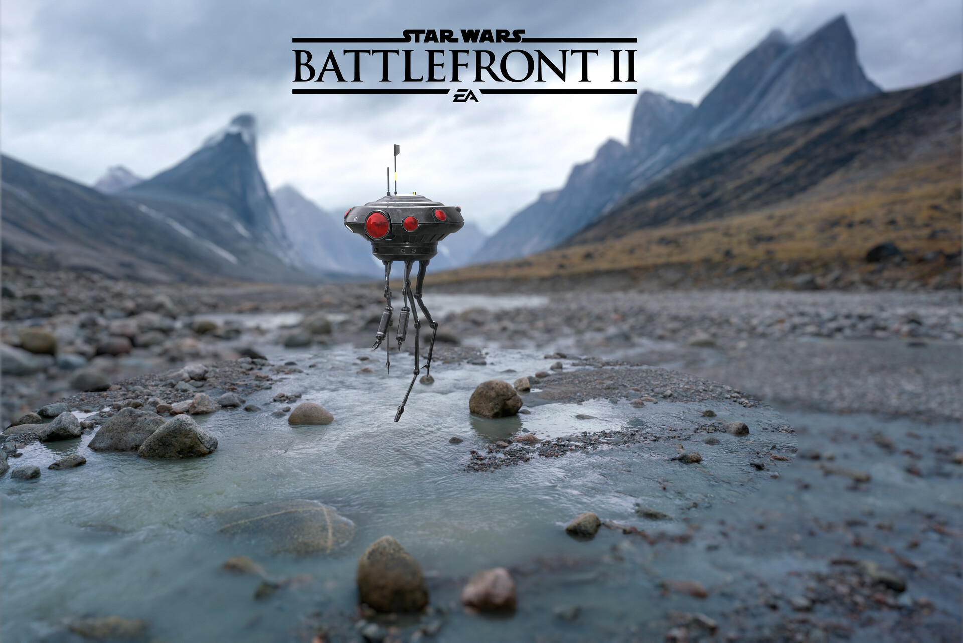 ArtStation - Star Wars Battlefront II seeker droid fan art- Empire