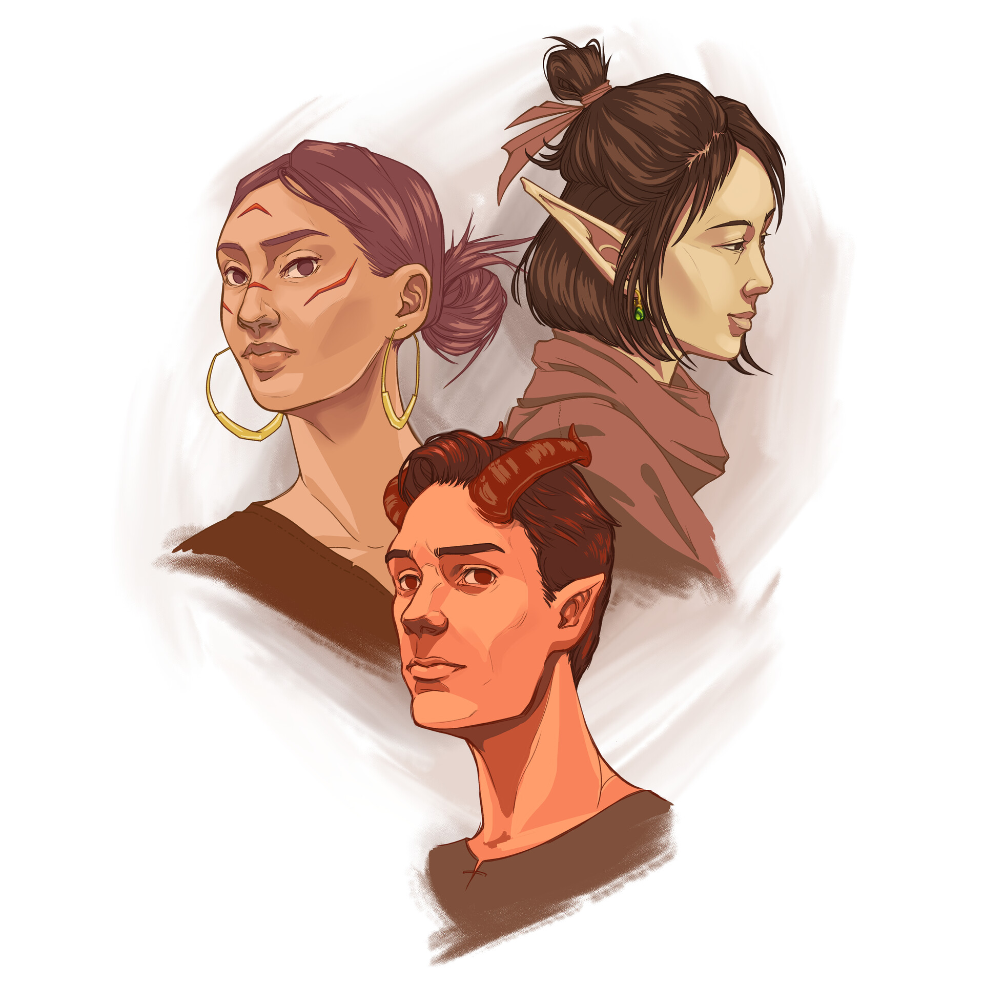 ArtStation - Life Portraits (meets D&D)