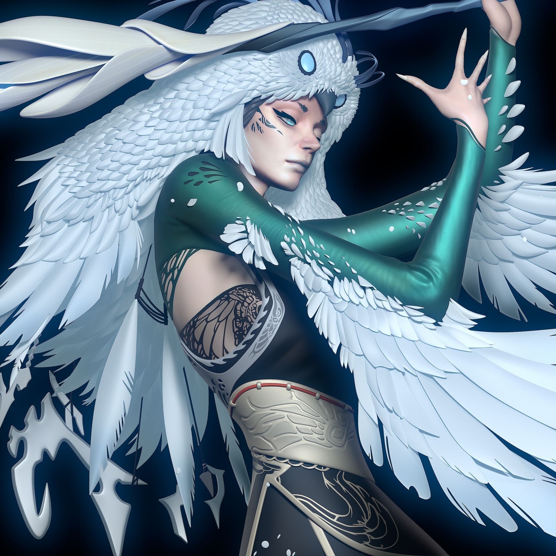 ArtStation - Owl Spirit