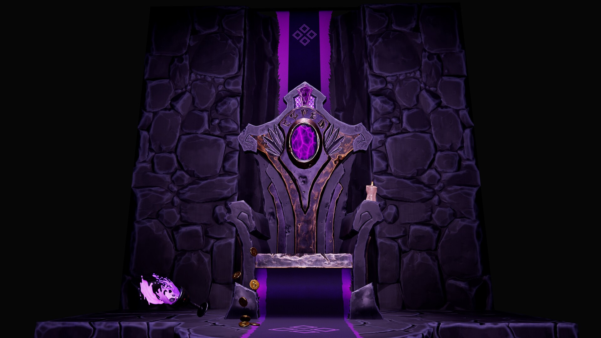 ArtStation - Stylized Throne