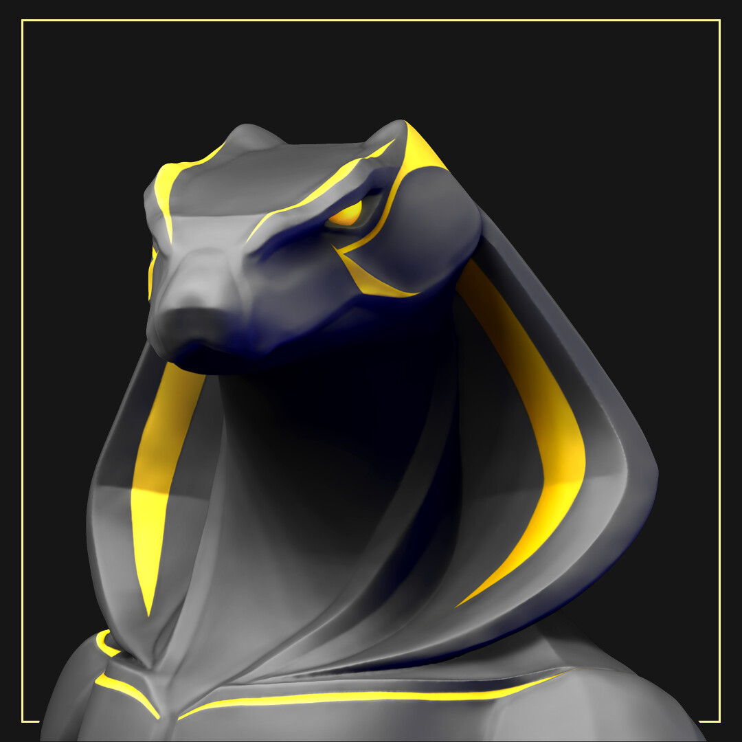 ArtStation - Stylized Egyptian God