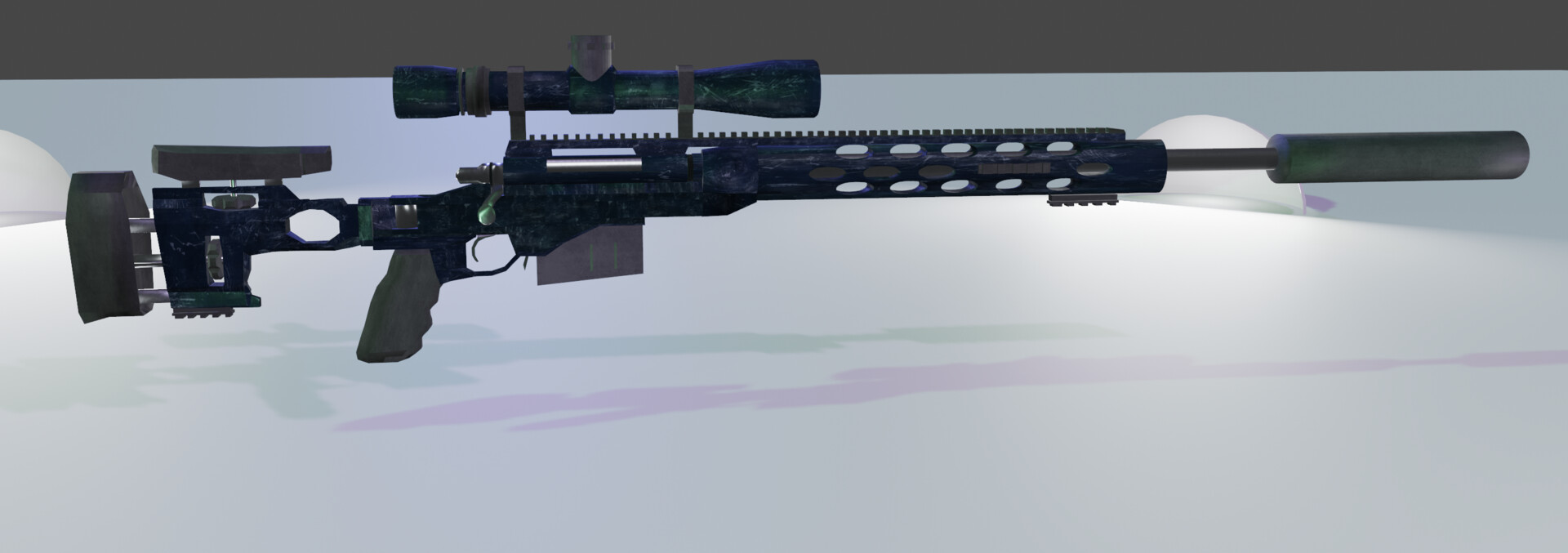 ArtStation - M2010 Sniper Rifle