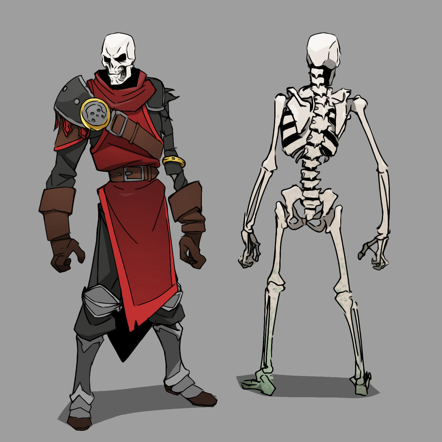 ArtStation - Low Poly Skeleton