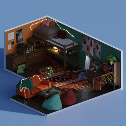 ArtStation - Cozy Room