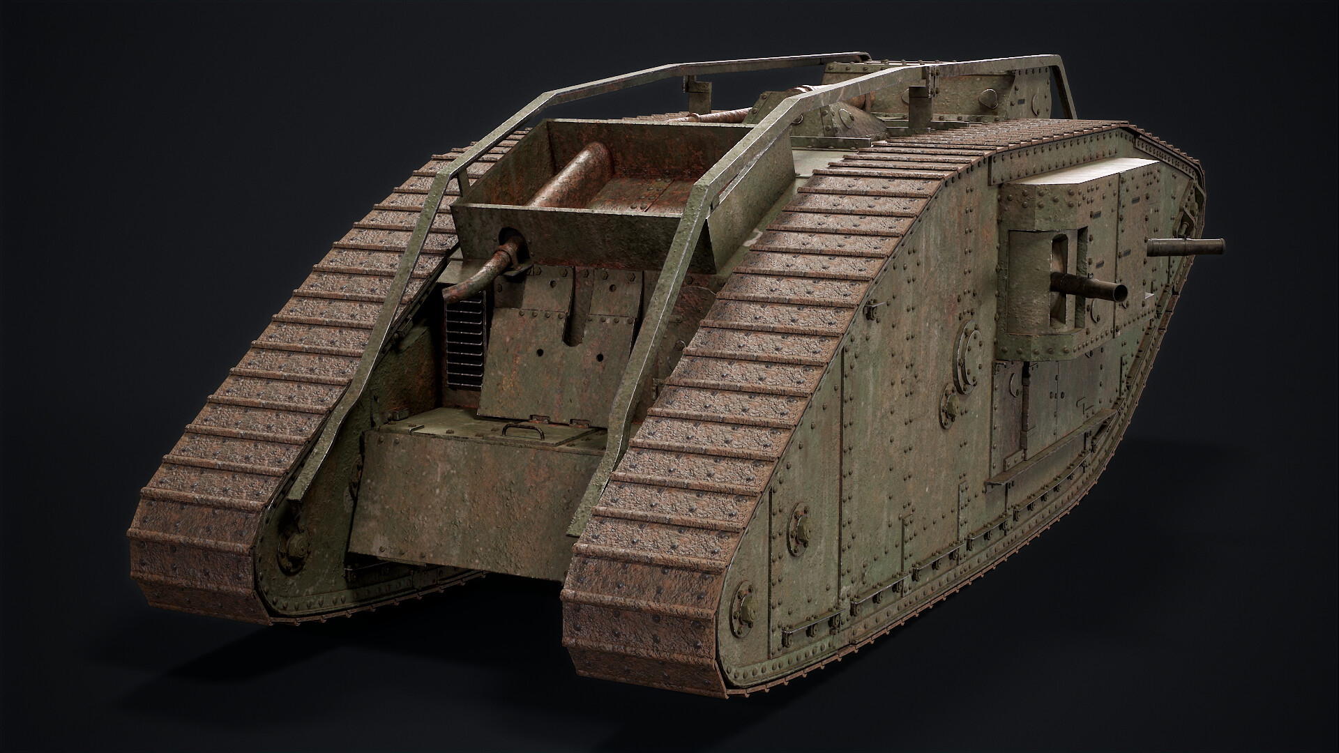 ArtStation - Mark IV "Female" Tank