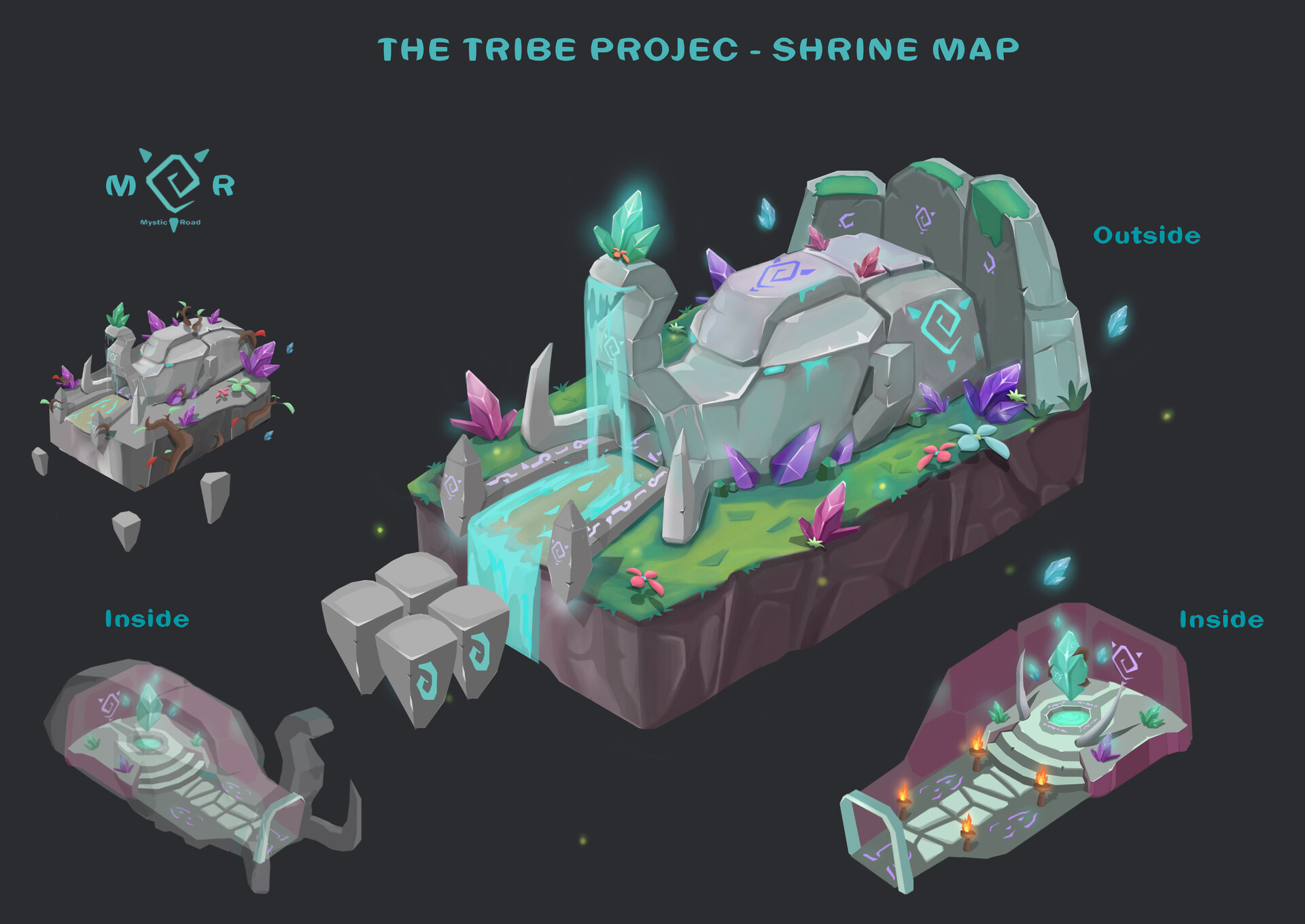 ArtStation - The tribe - Shrine Map
