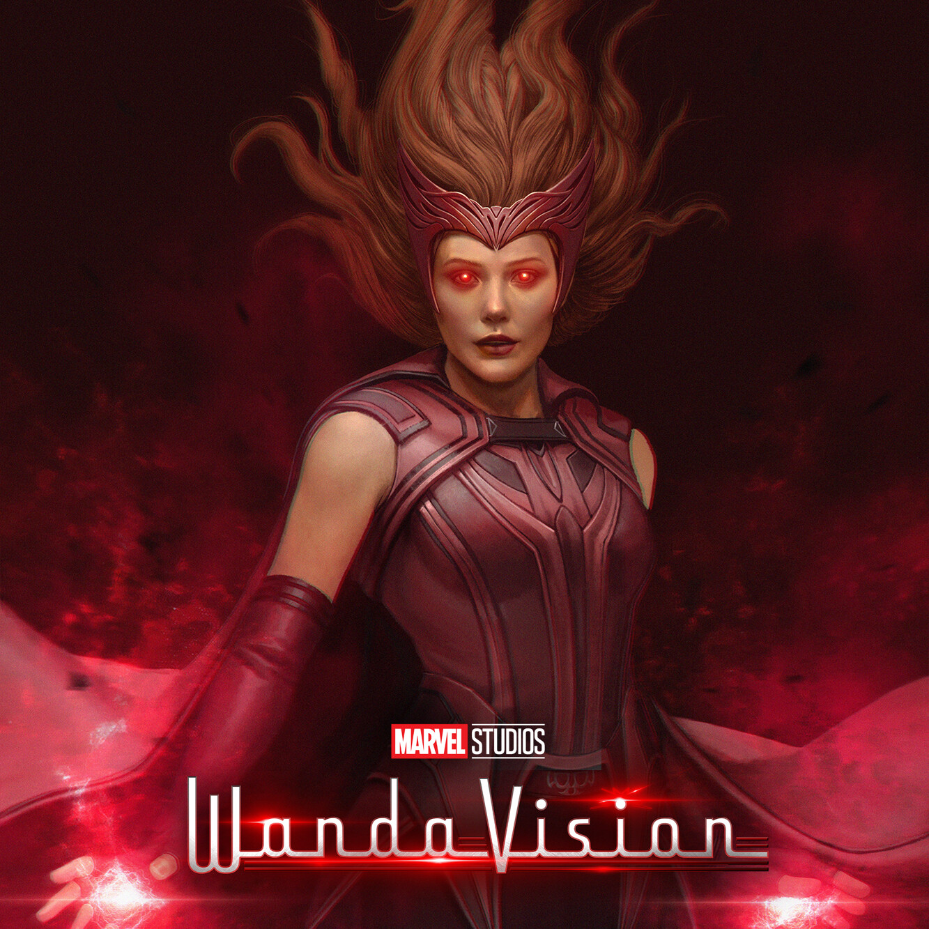 ArtStation - scarlet witch fan art