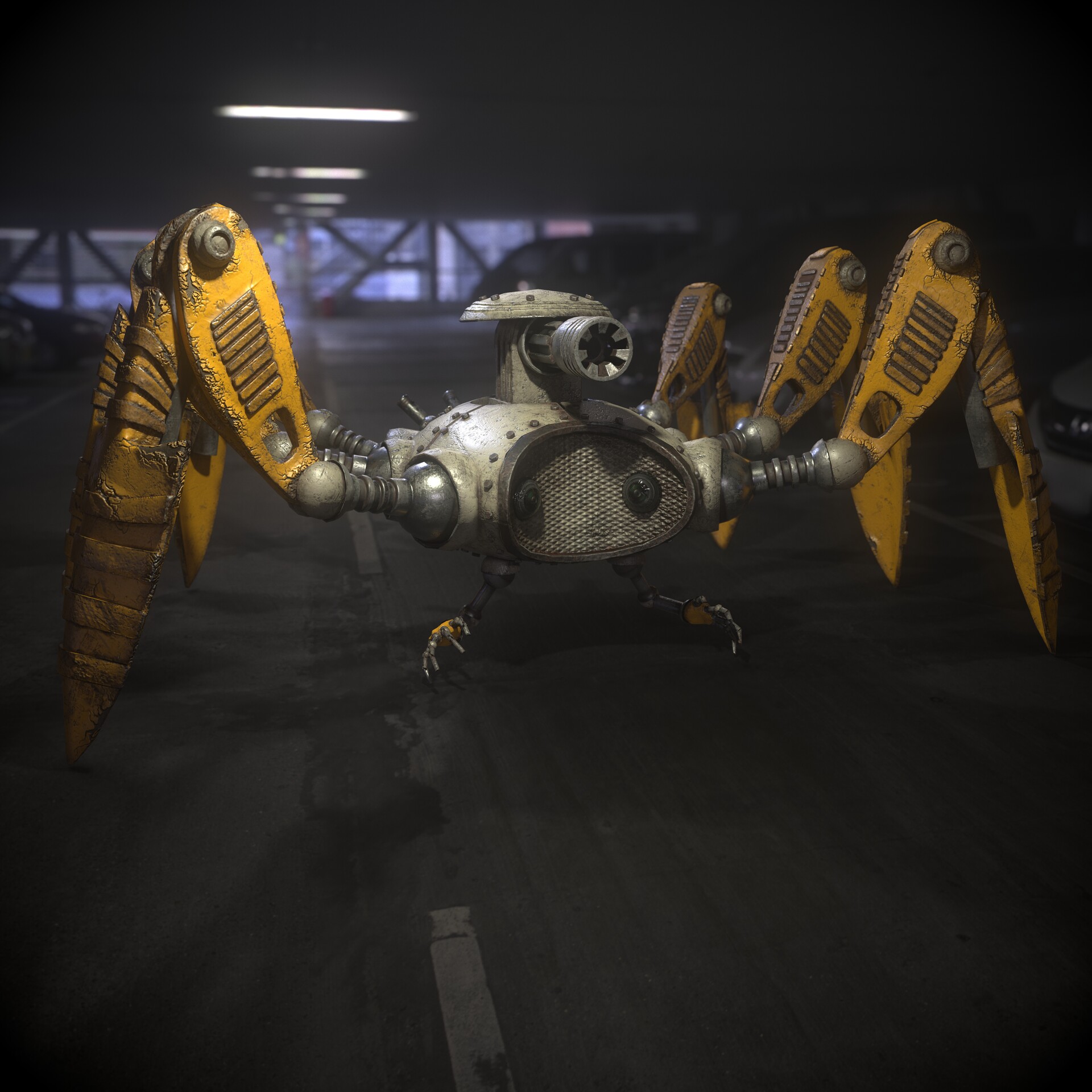 ArtStation - Mac's Spider Sentinel