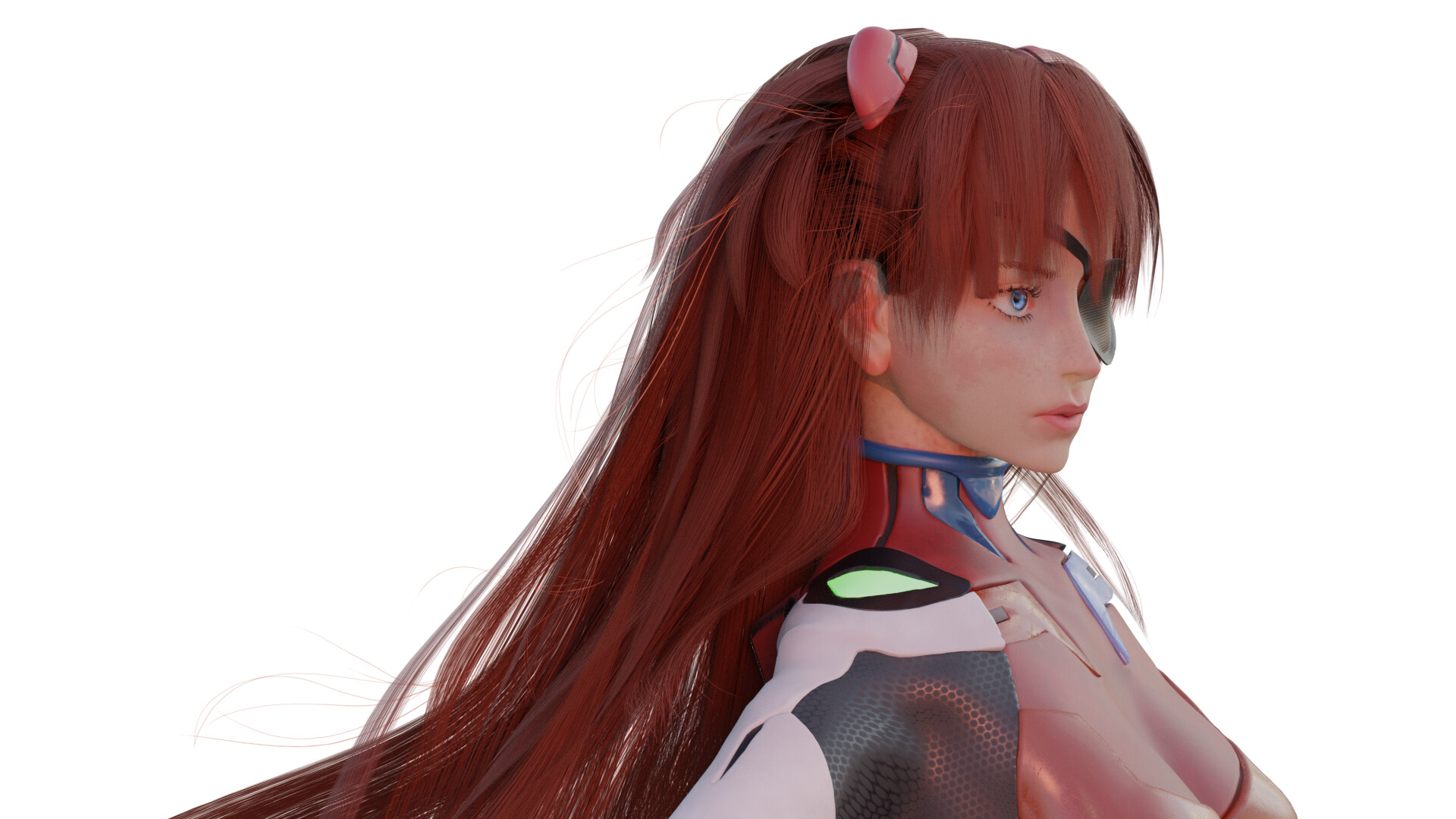 ArtStation - Asuka Shikinami Langley from Evangelion