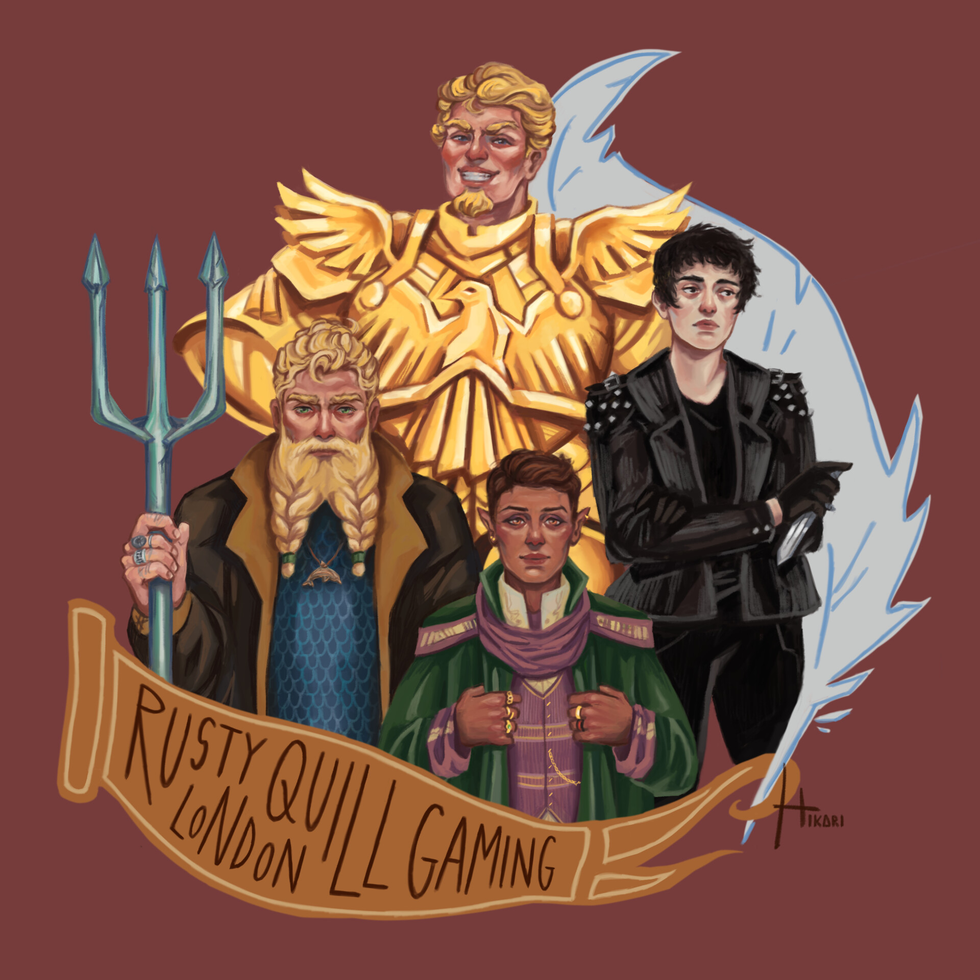 ArtStation - Party's Evolution (Rusty Quill Gaming Podcast)