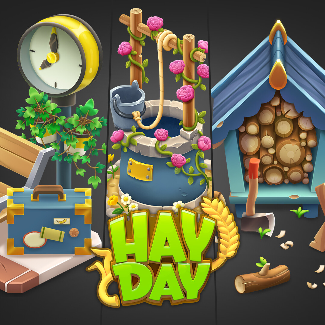 ArtStation - Hay Day - Postman Props Set