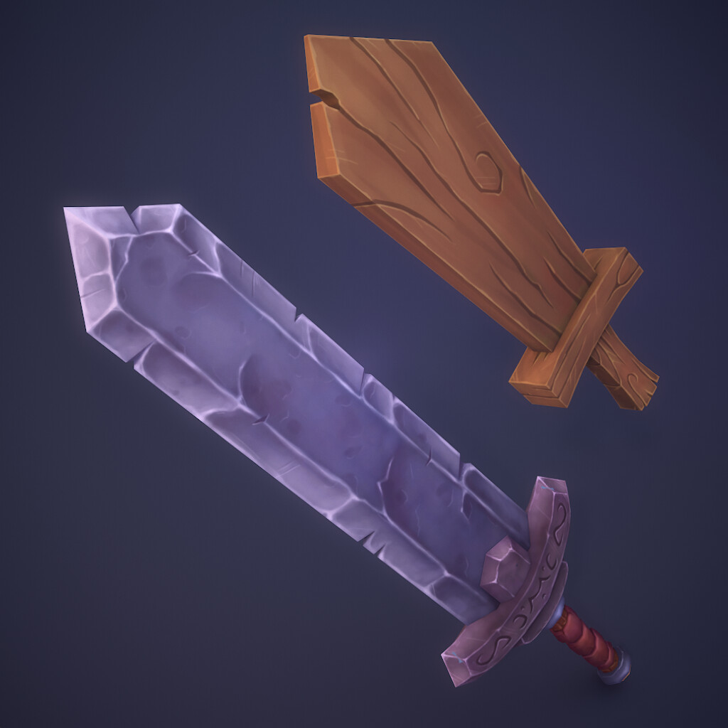 ArtStation - Simple RPG Weapons [Hand-Painted]