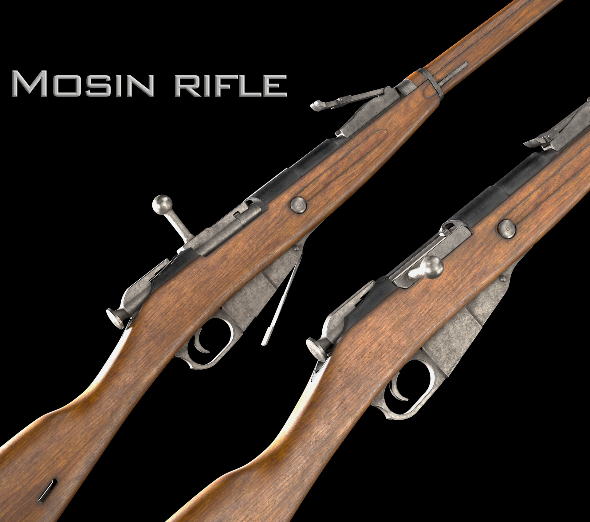 ArtStation - Mosin rifle