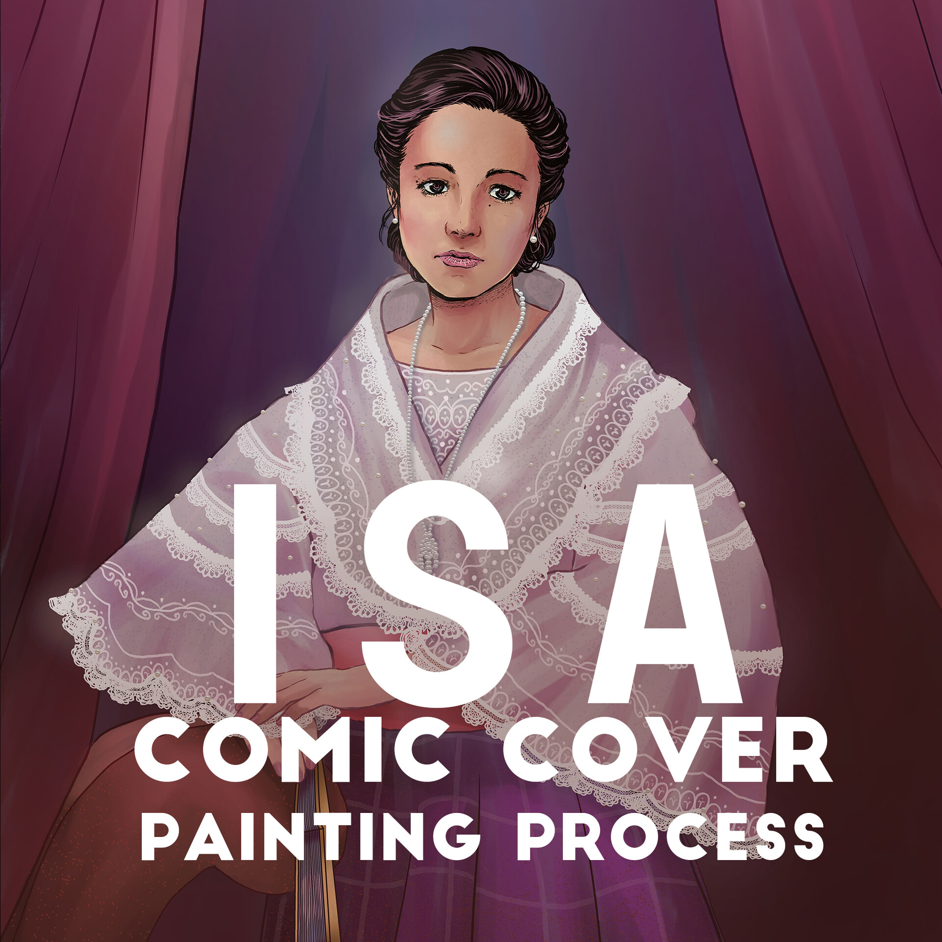 ArtStation - ISA COVER ART PAINTING PROCESS