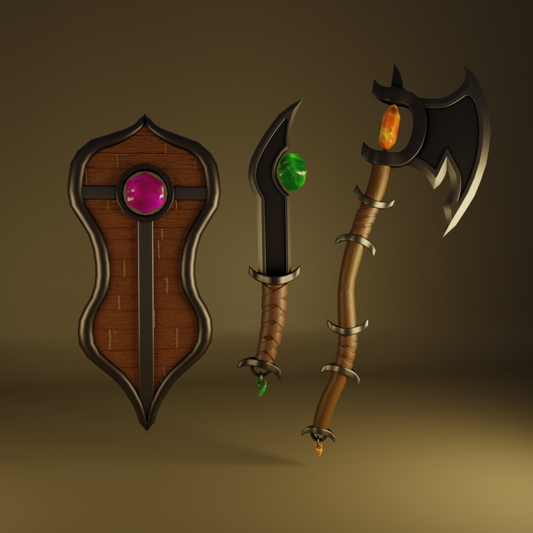 ArtStation - Ástgera Melee Collection