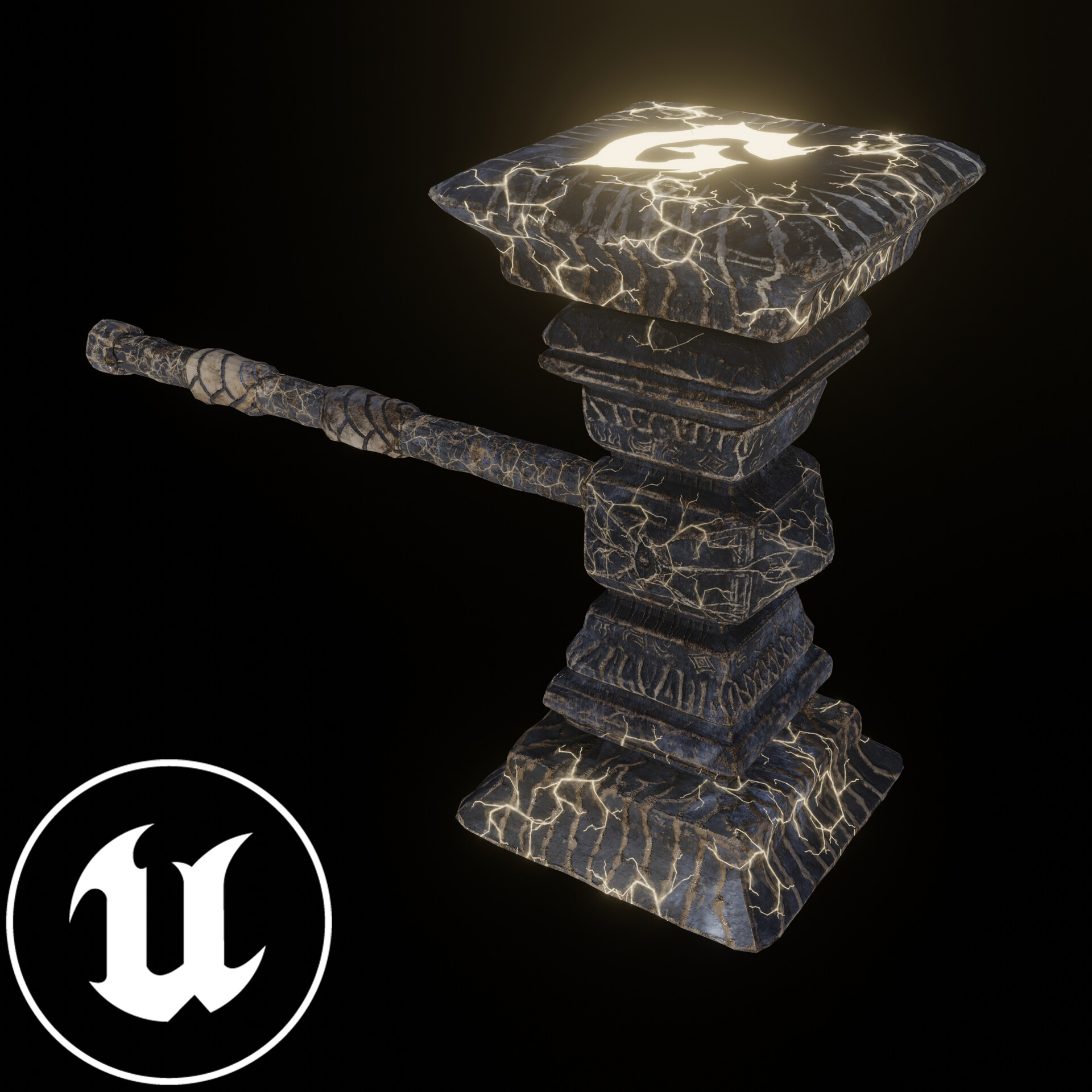 ArtStation - God level hammer