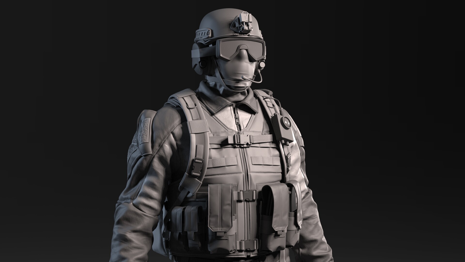 ArtStation - Modular Soldier Outfit