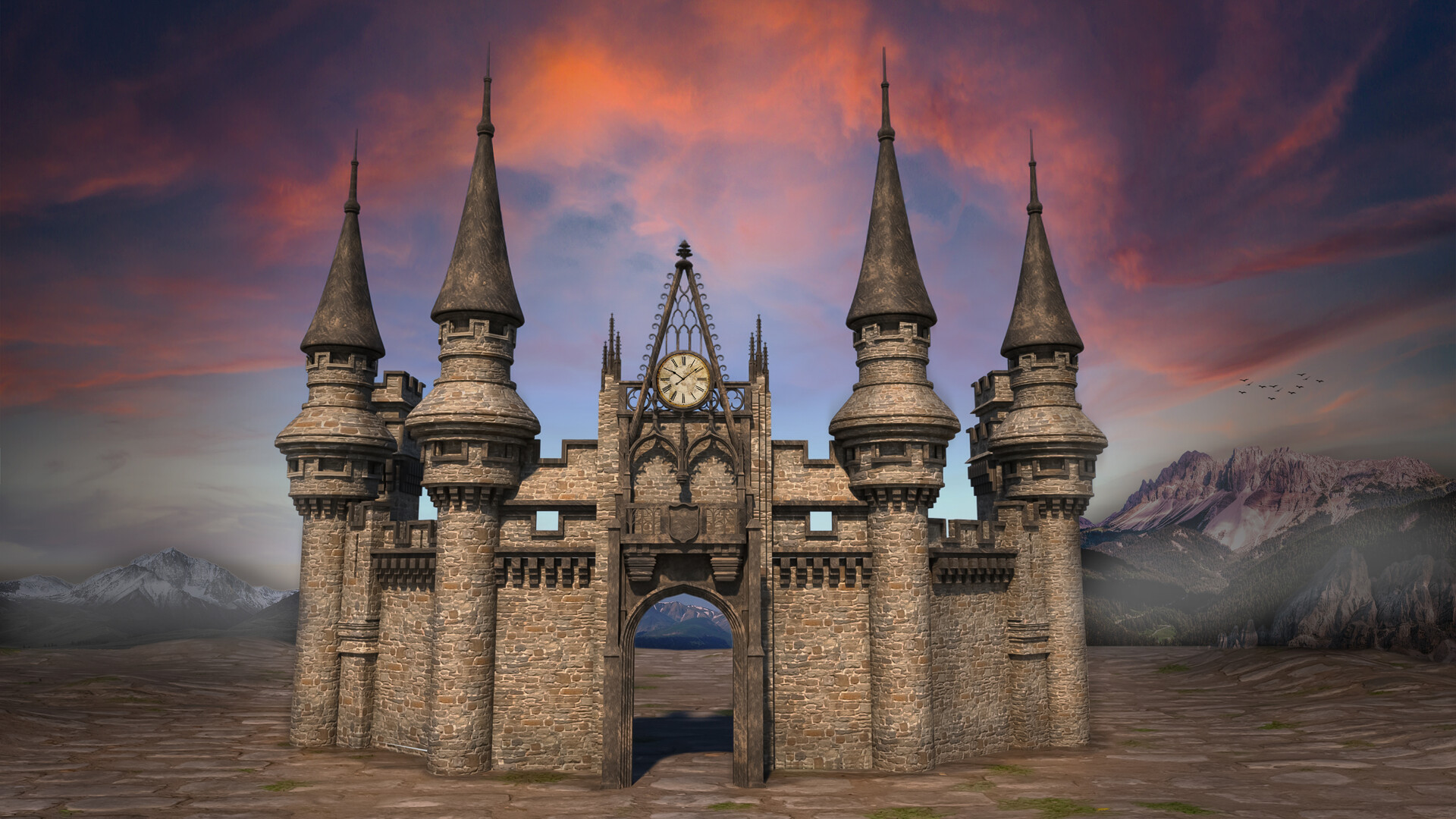 ArtStation - DISNEY CASTLE