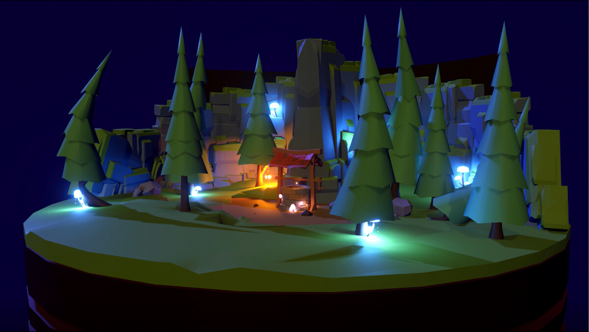 ArtStation - Firefly Forest