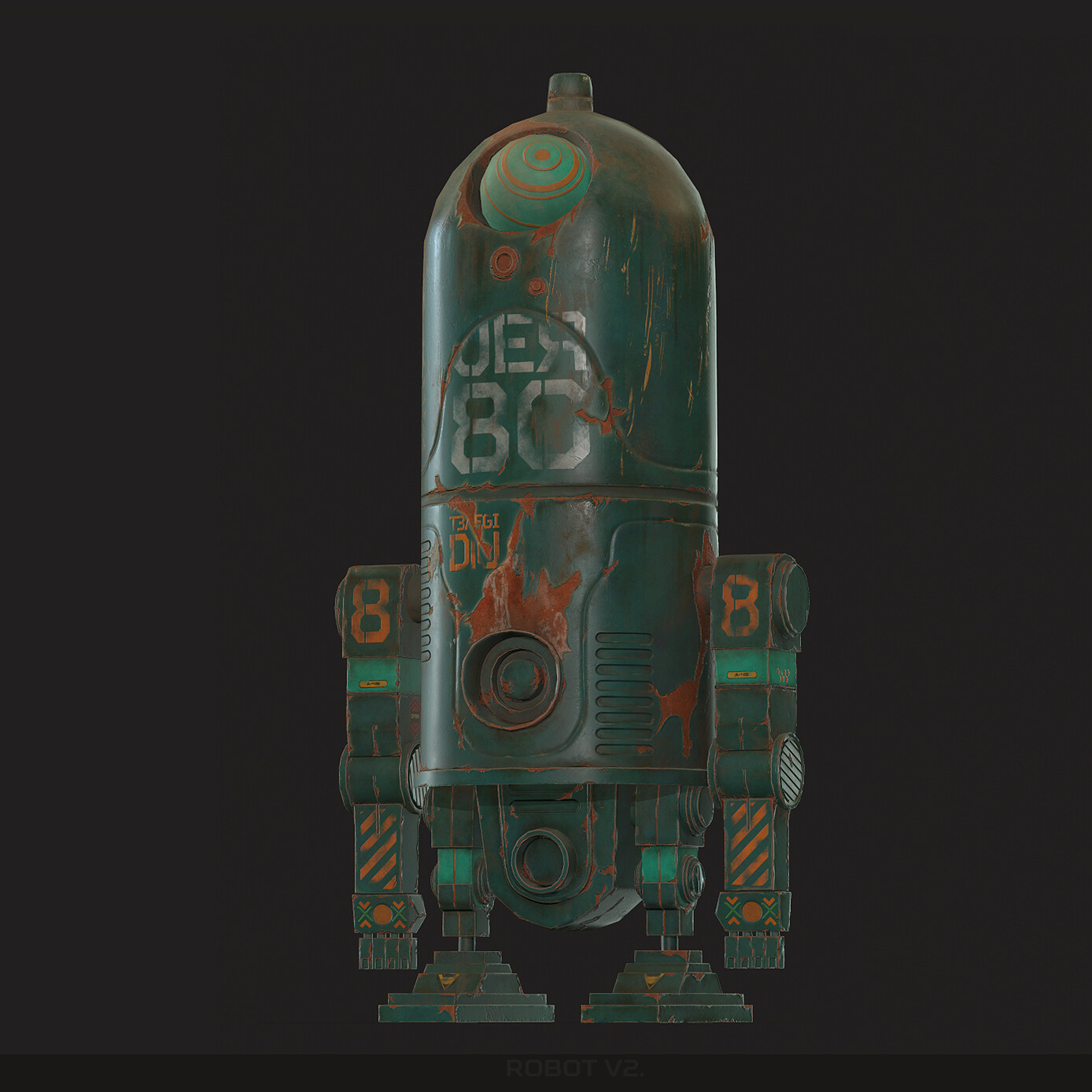 ArtStation - ROBOT TEXTURING V2
