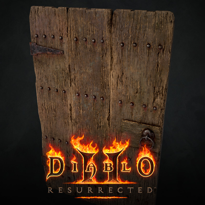 ArtStation - Town Doors & Window - Diablo II: Resurrected