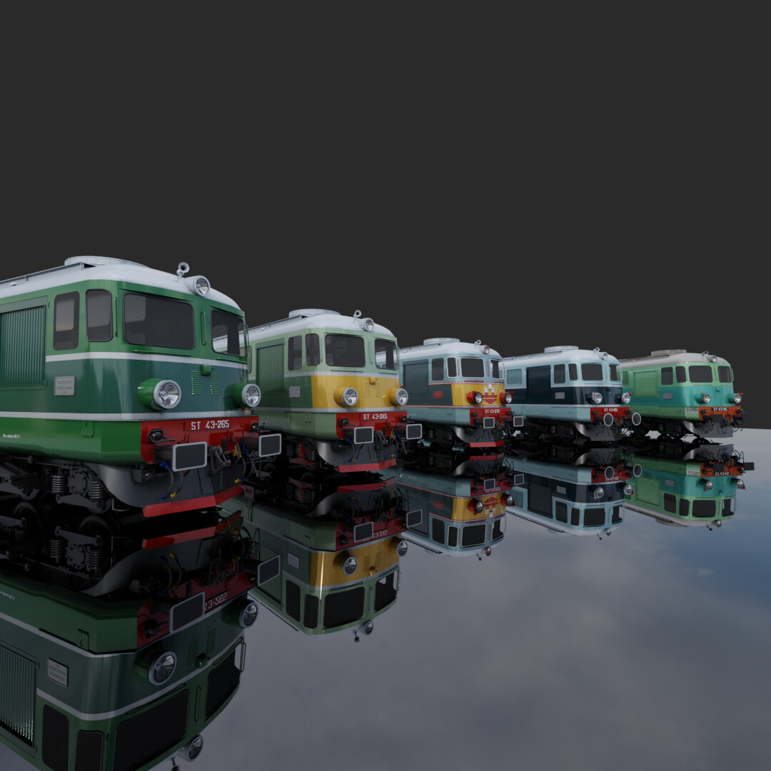 ArtStation - Diesel loco 060Da (ST43)