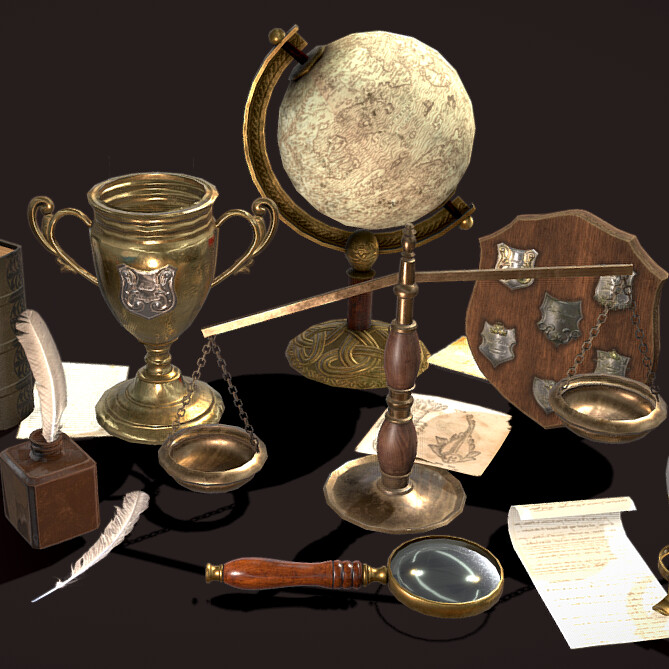 ArtStation - Vintage Props