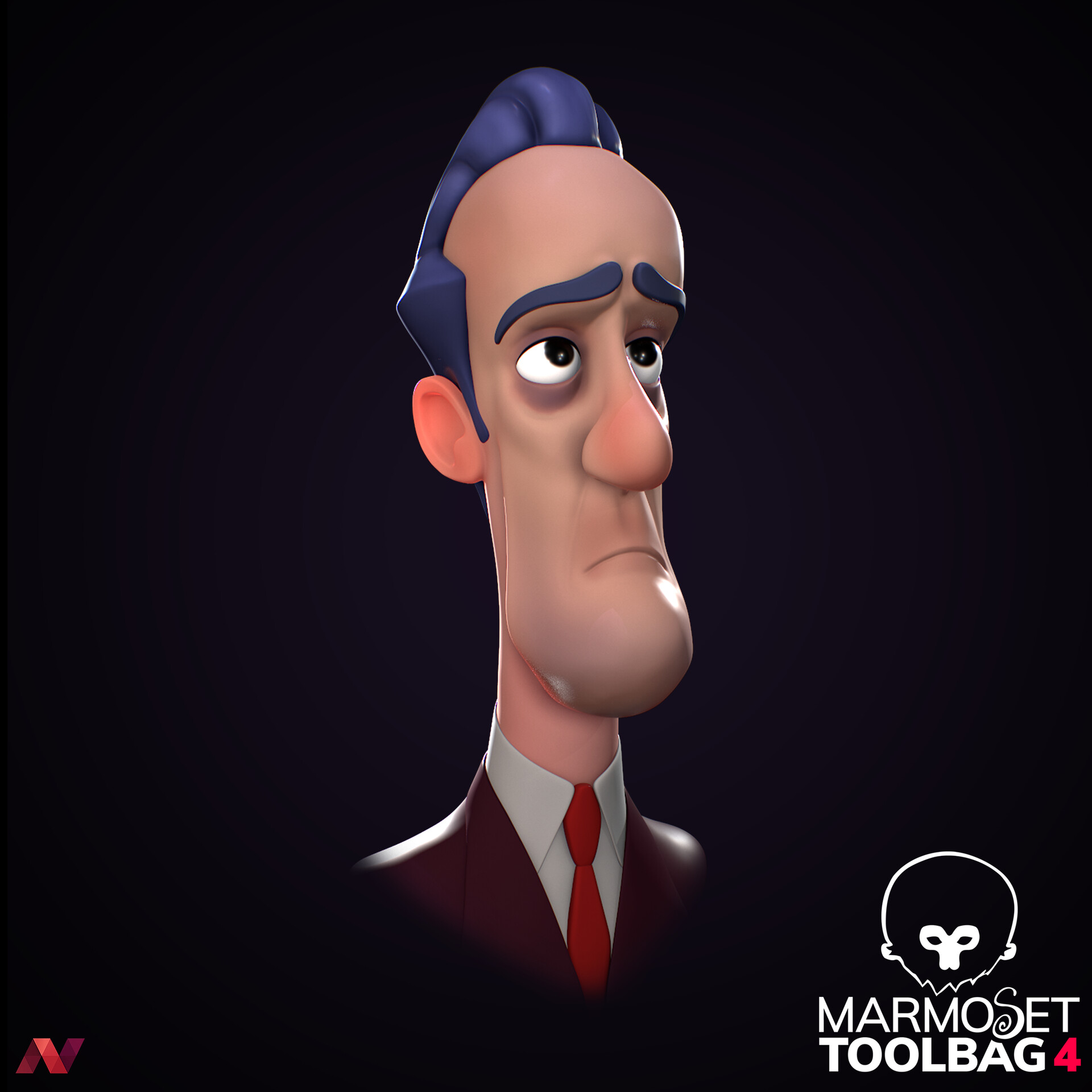 ArtStation - Tired Man