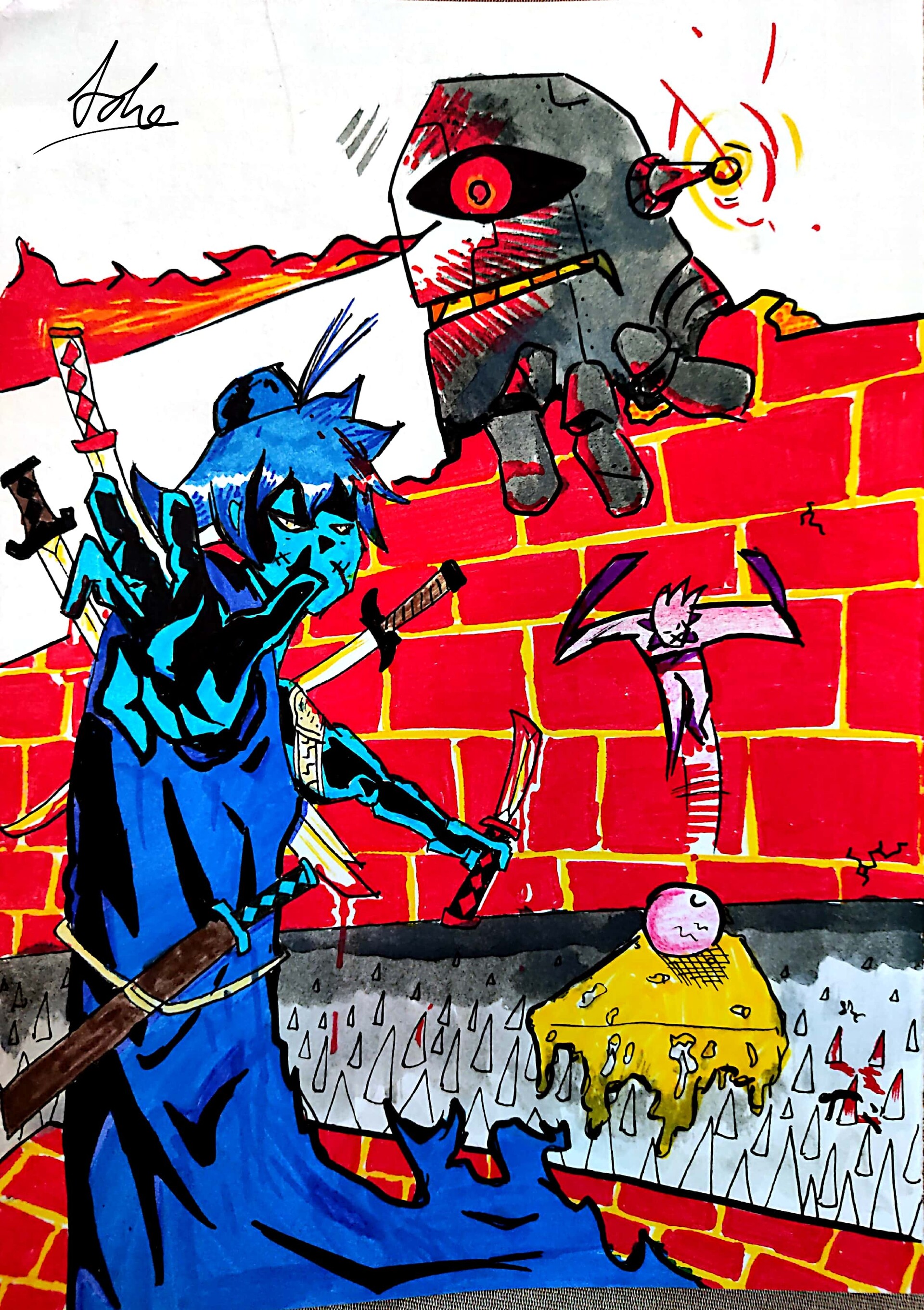 ArtStation - Project: Cursed Blood - 2D Game Concept Arts