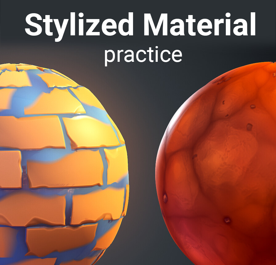 ArtStation - Stylized Material Practice