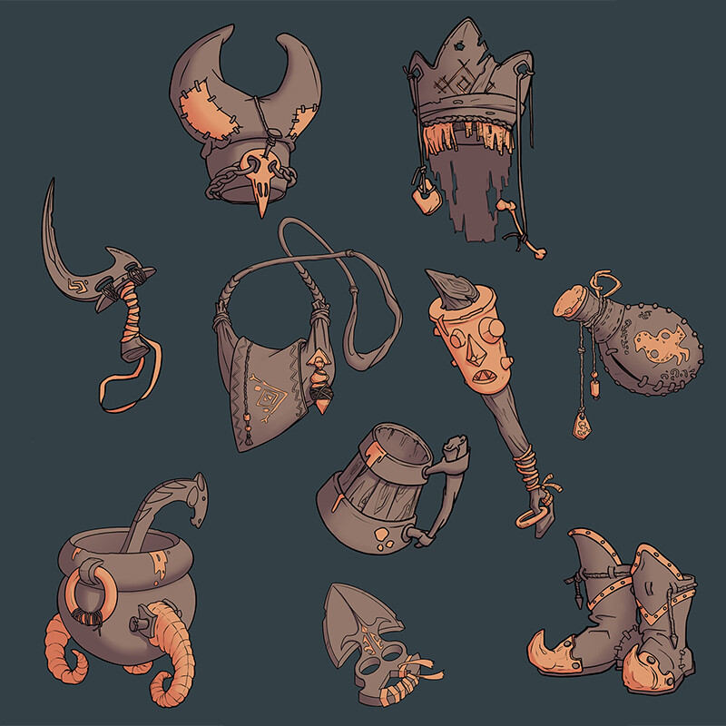 ArtStation - Slavic PostApoc props