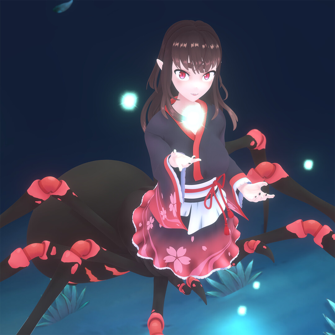 ArtStation - Arachne and the Spirits of the Forest