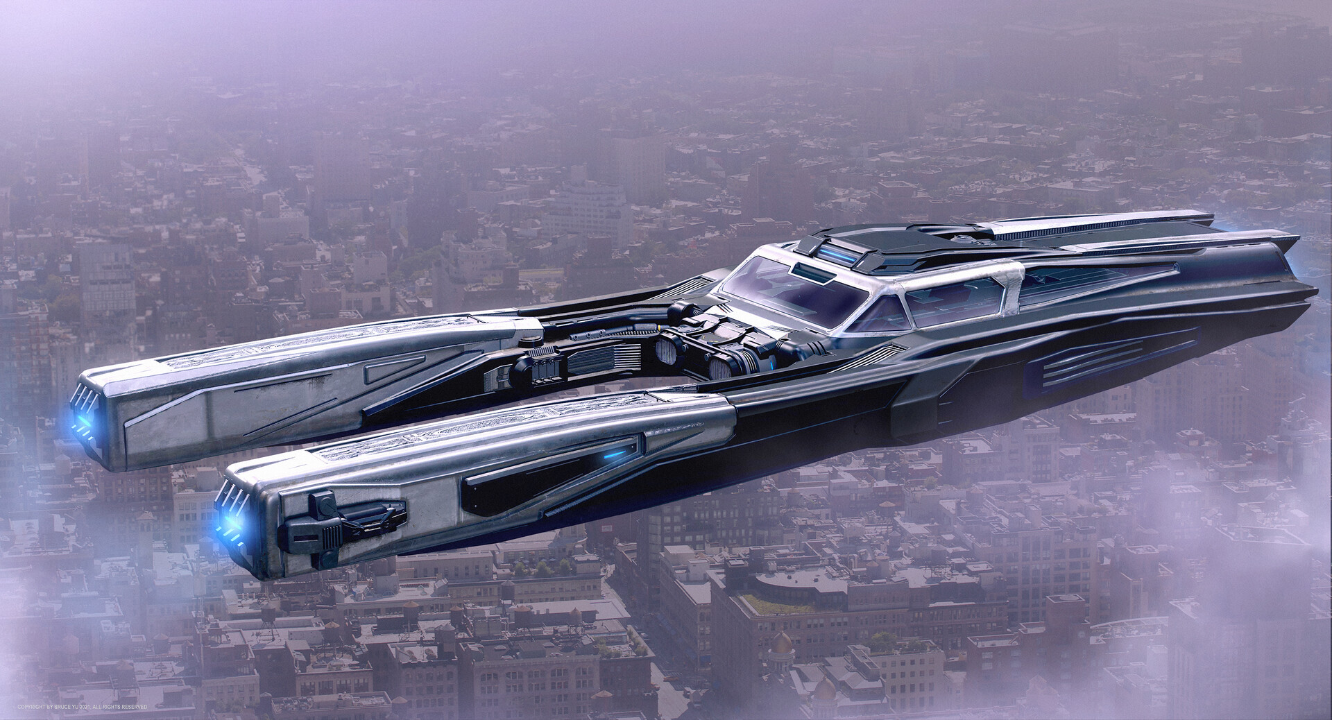 ArtStation - Vintage limo