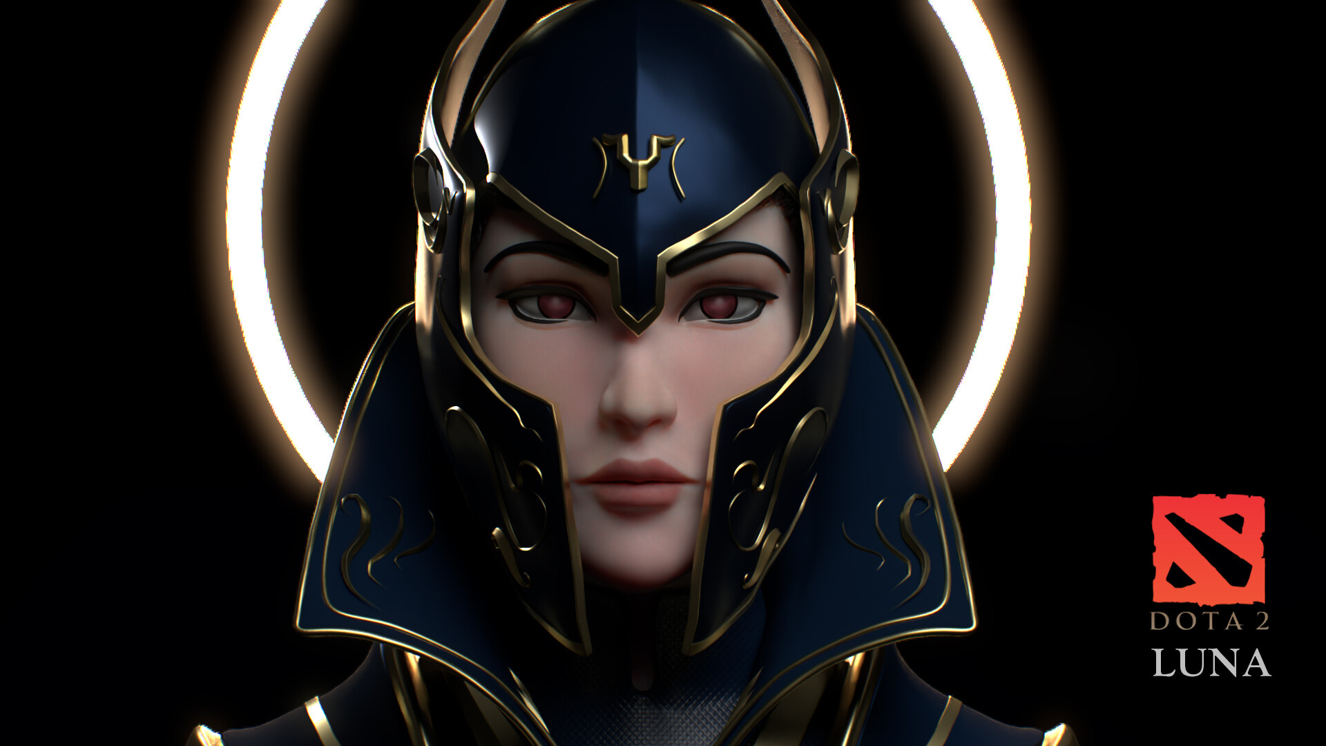 ArtStation - Luna Dota 2 Fanart