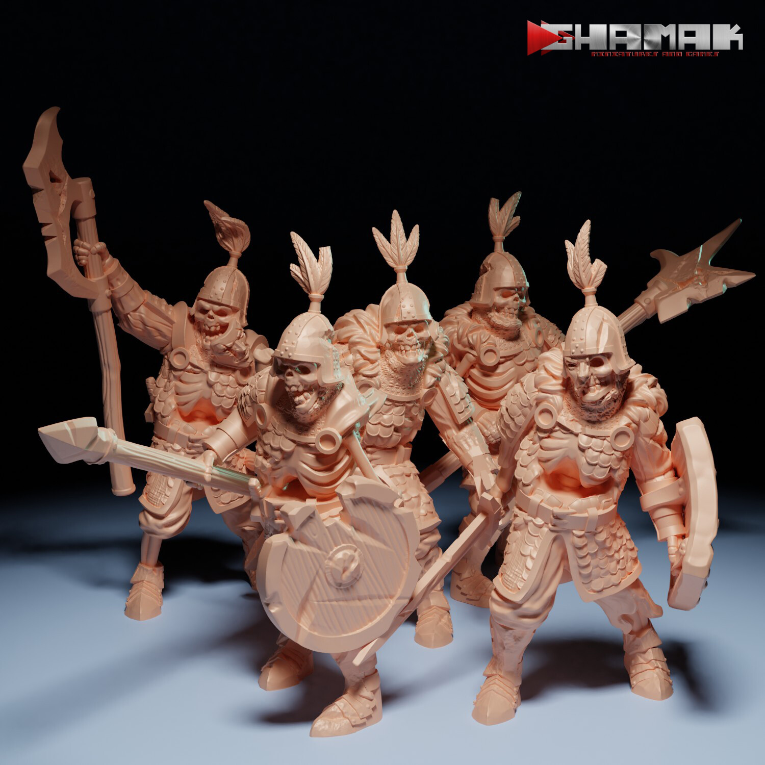 ArtStation - Slavic Skeleton Warriors - 3D DnD Miniature Pack