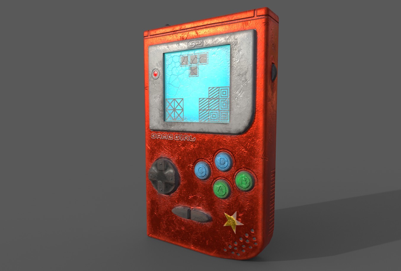 ArtStation - Custom Game Boy Prop