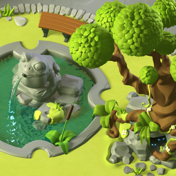 ArtStation - Map for a casual match3 mobile game