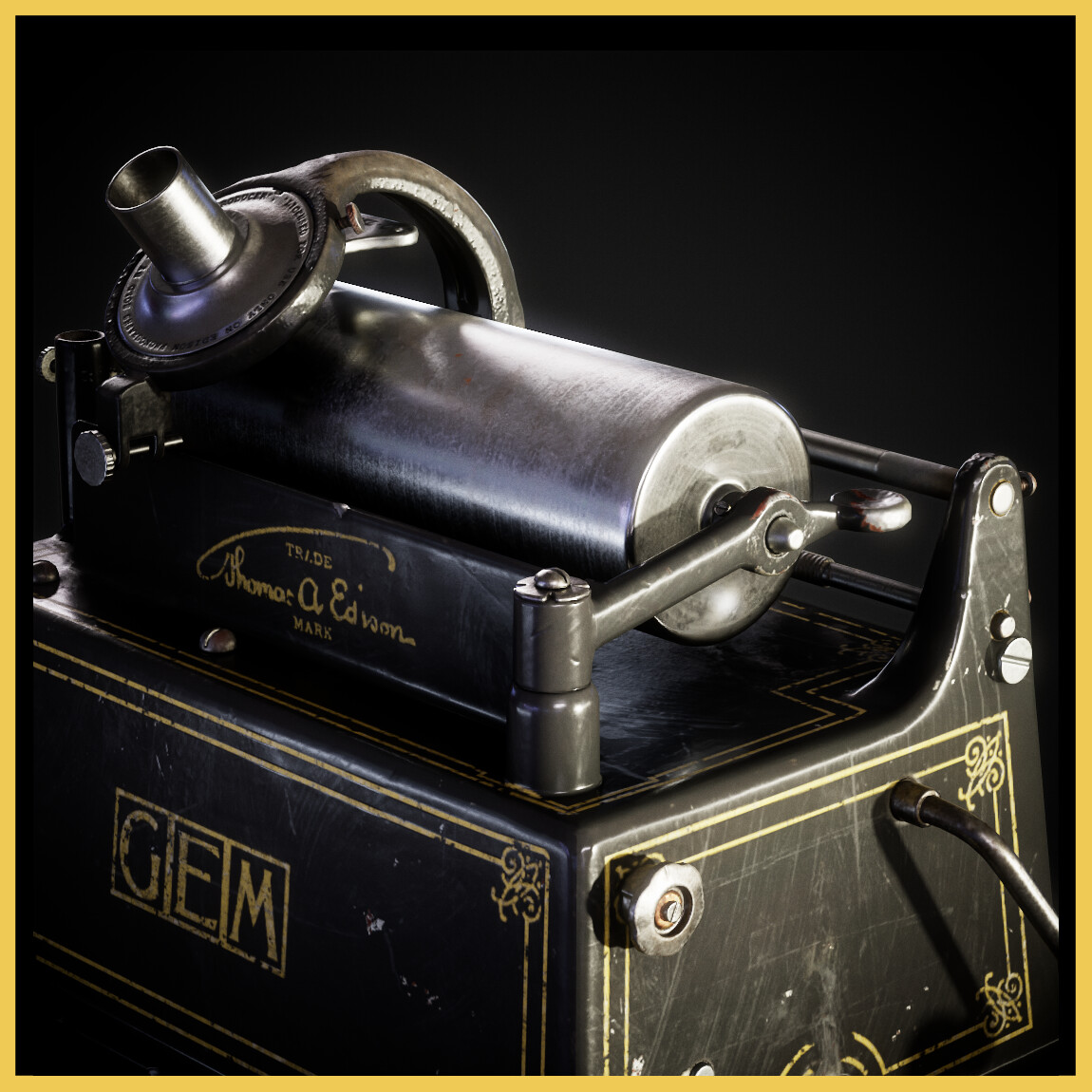 ArtStation - Phonograph Edison Gem