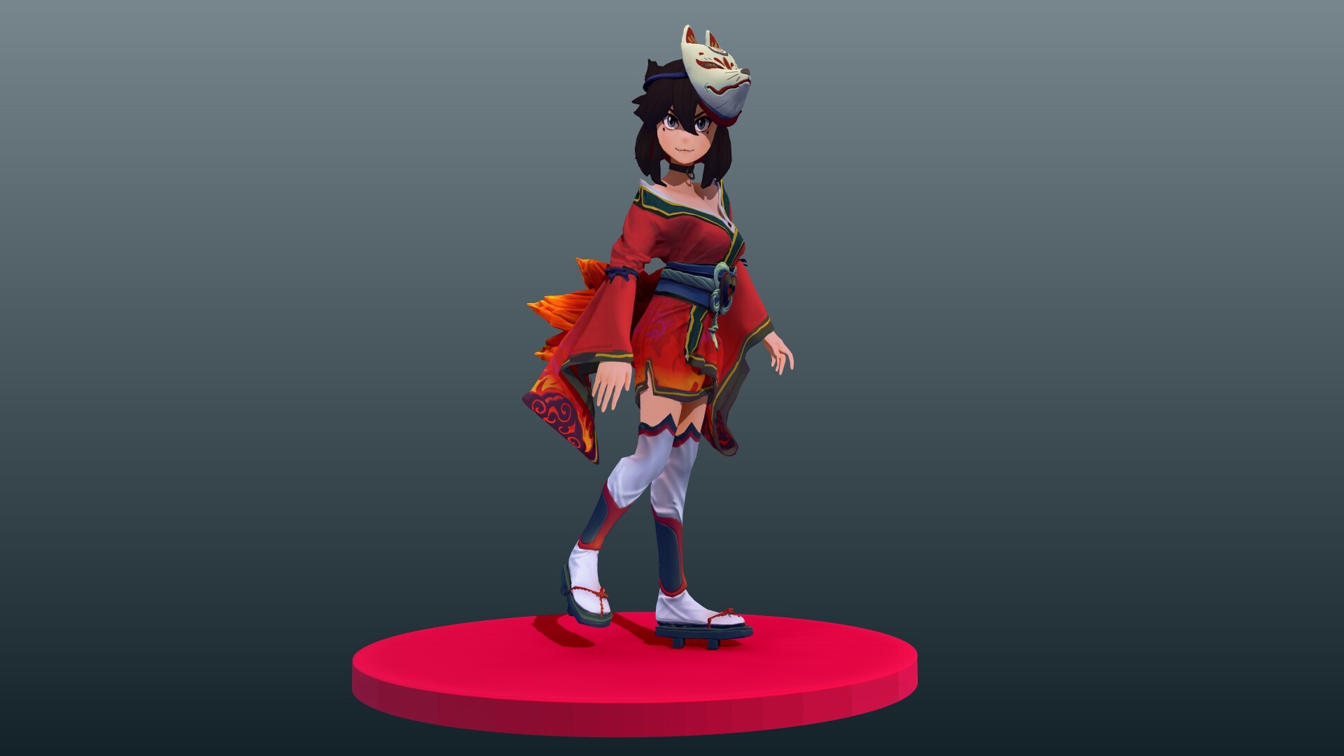 ArtStation - Kitsune Skin